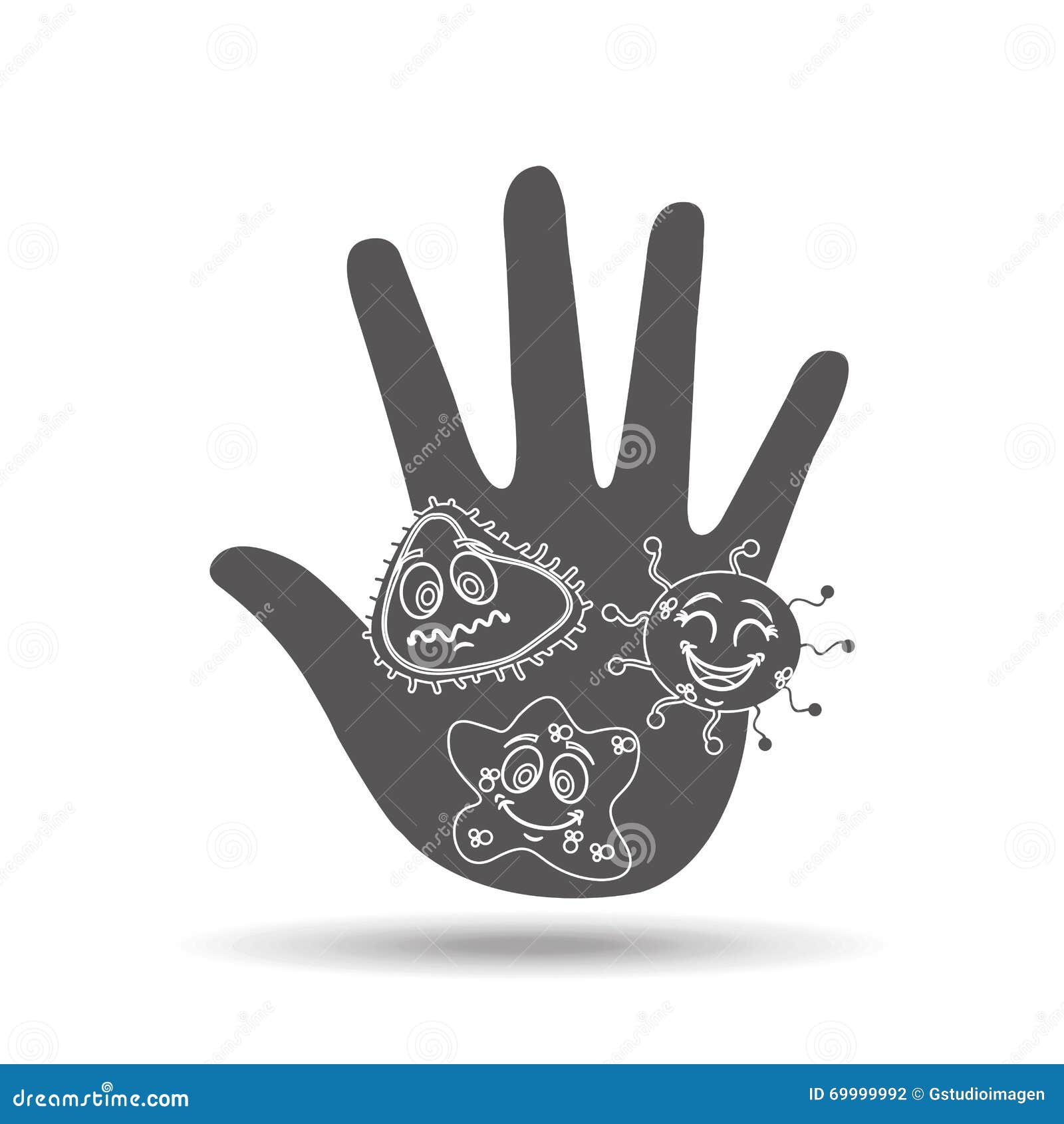 Virus character design stock illustration. Illustration of monster ...