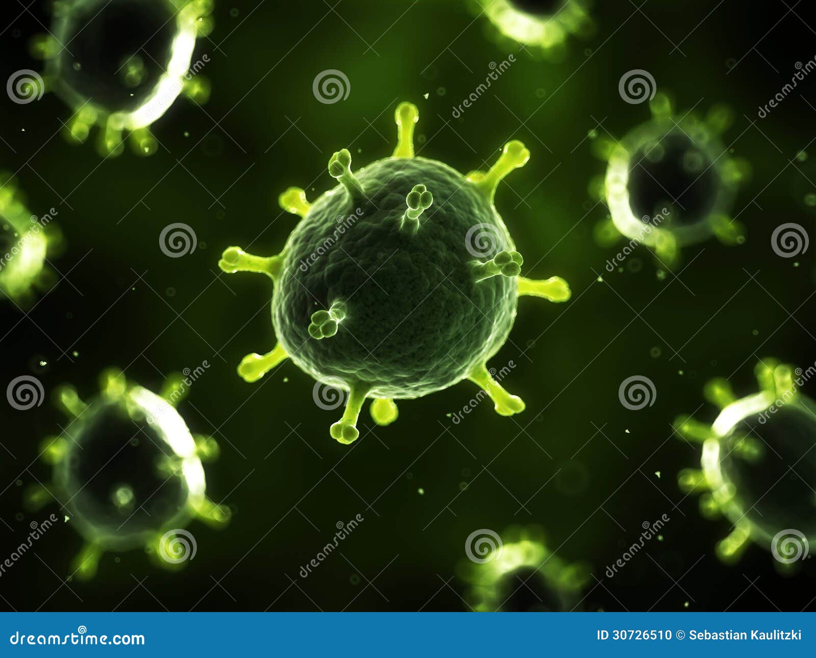 Virus close up stock illustration. Illustration of illness - 30726510