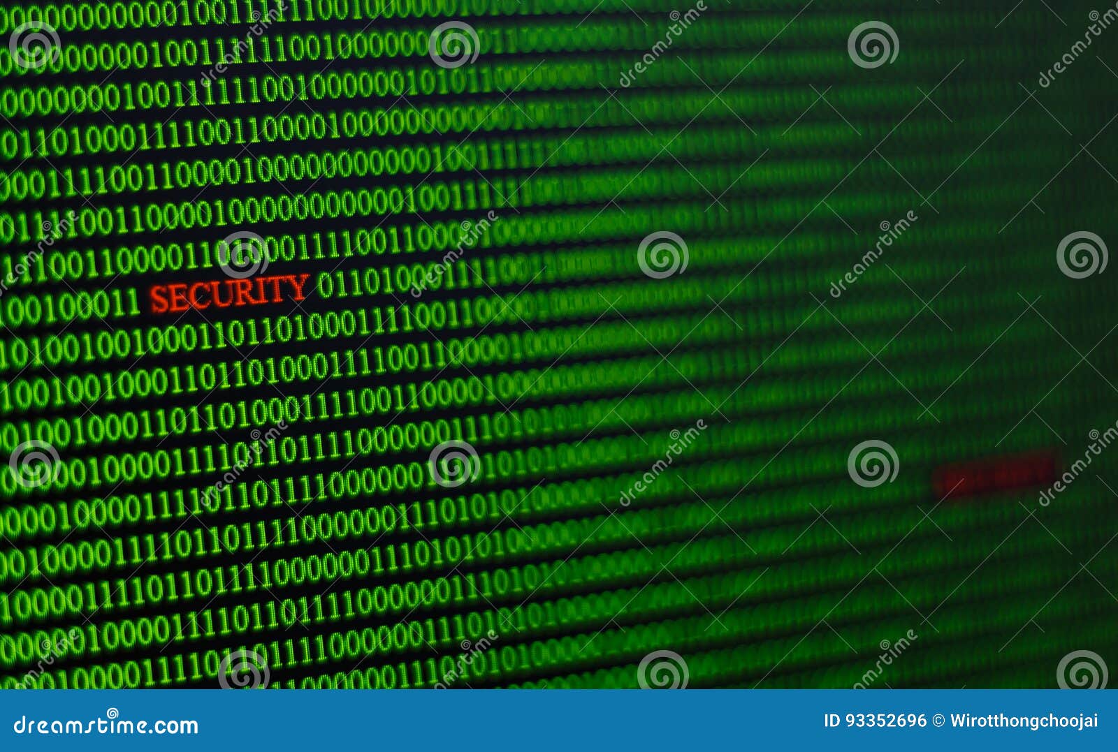 Virus Code in Computer Unsecured System. Stock Photo - Image of data ...