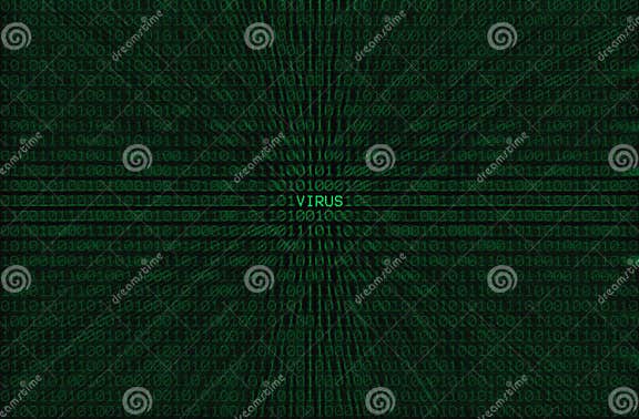 Virus Coding stock illustration. Illustration of phishing - 1079285
