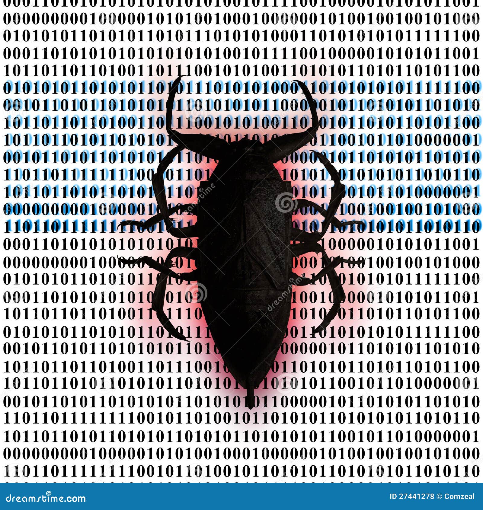 Virus Computer. Demon. Phantom. Alien. Predator. Stock Image ...