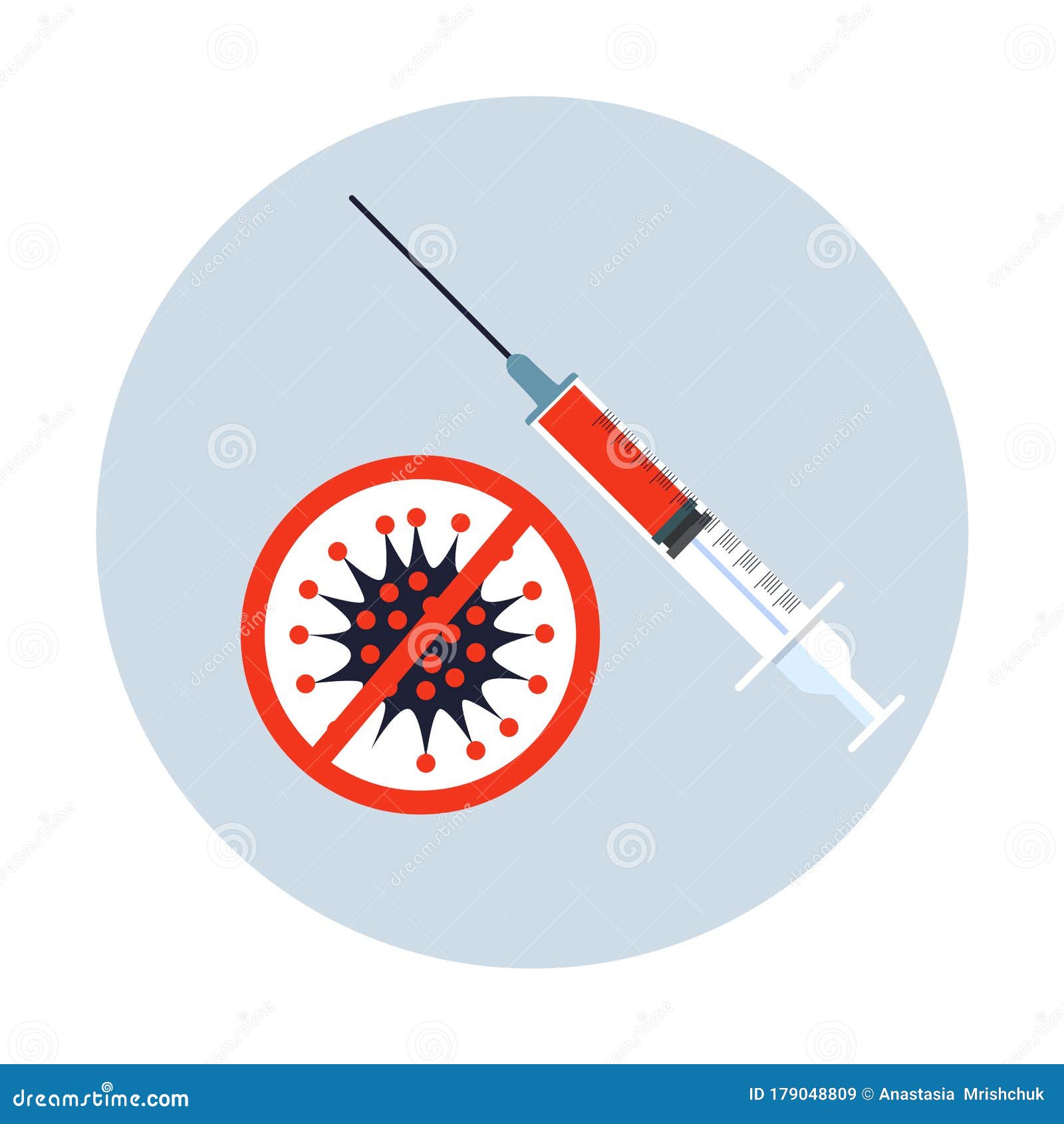 Virus Cure on a White Background. Vector Illustration Stock ...