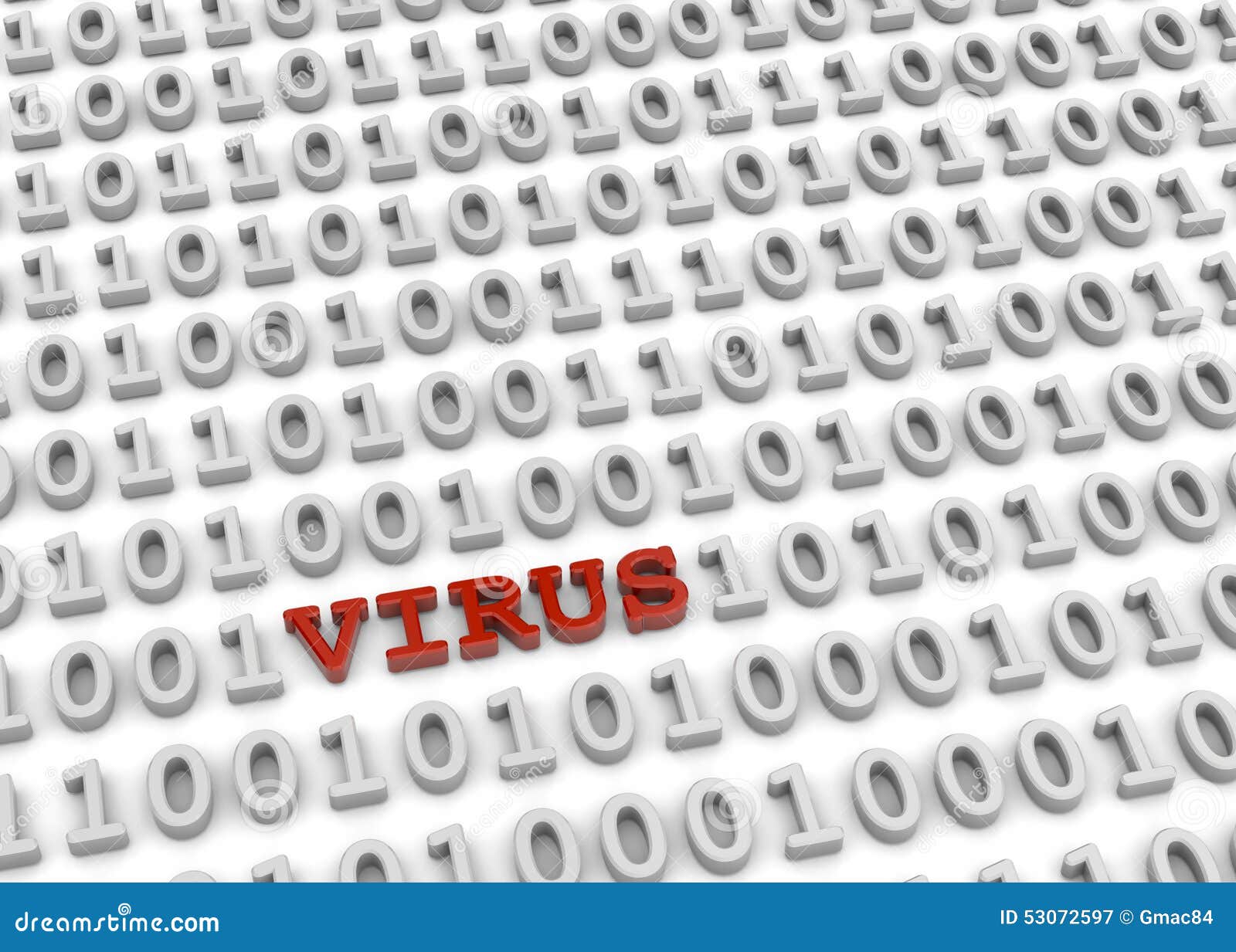 Virus - 3D stock illustration. Illustration of internet - 53072597