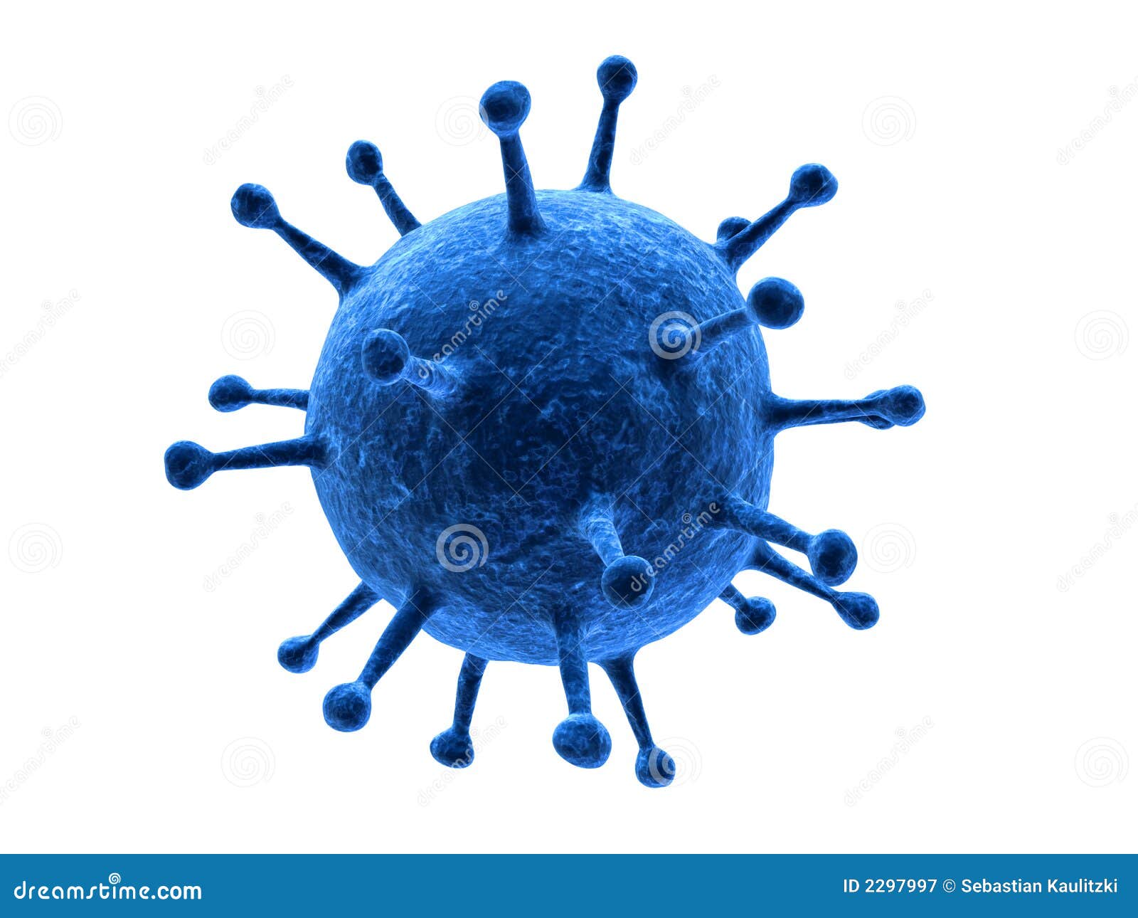 Virus d'isolement illustration stock. Illustration du microbe - 2297997