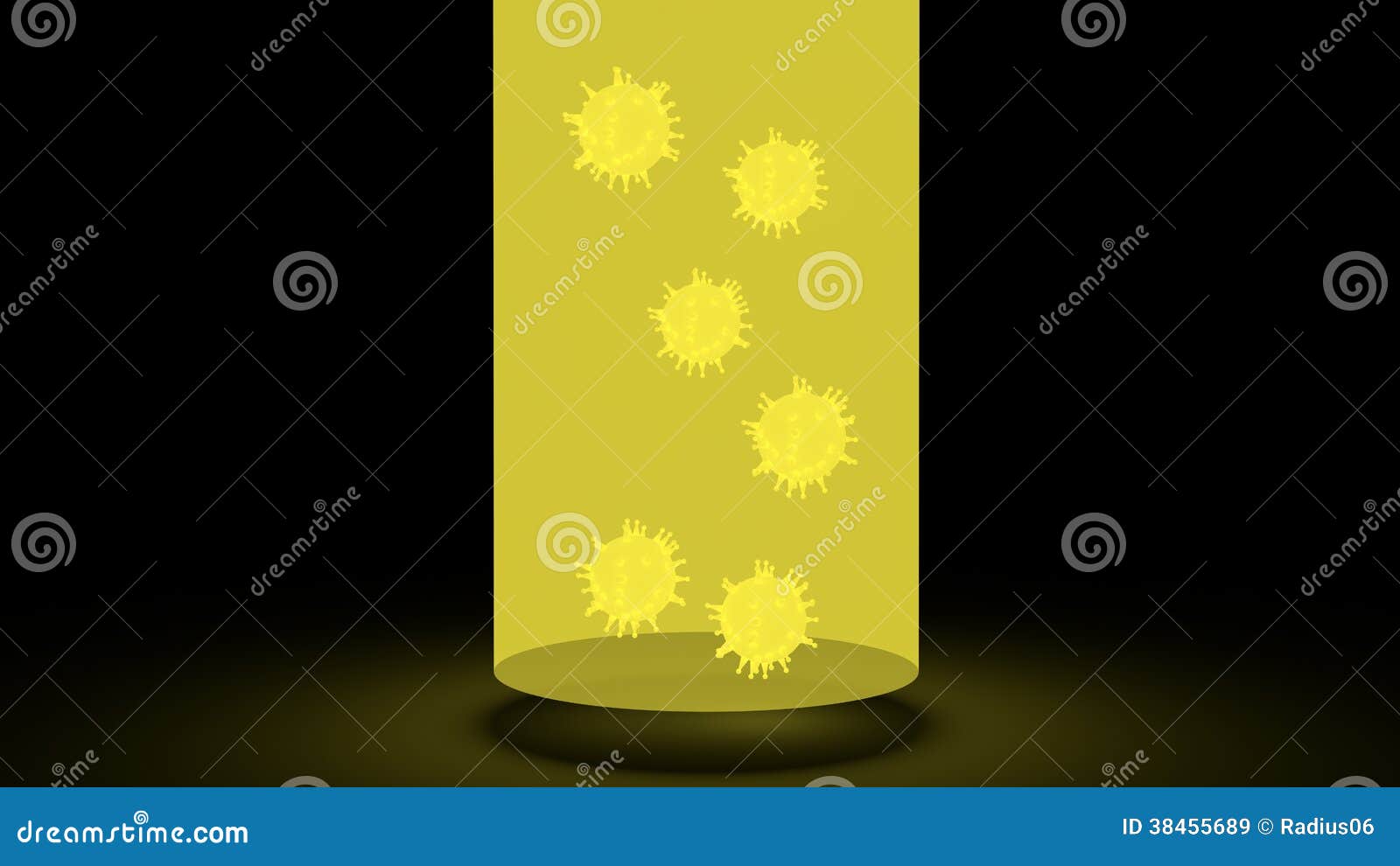 Virus stock illustration. Illustration of science, biology - 38455689