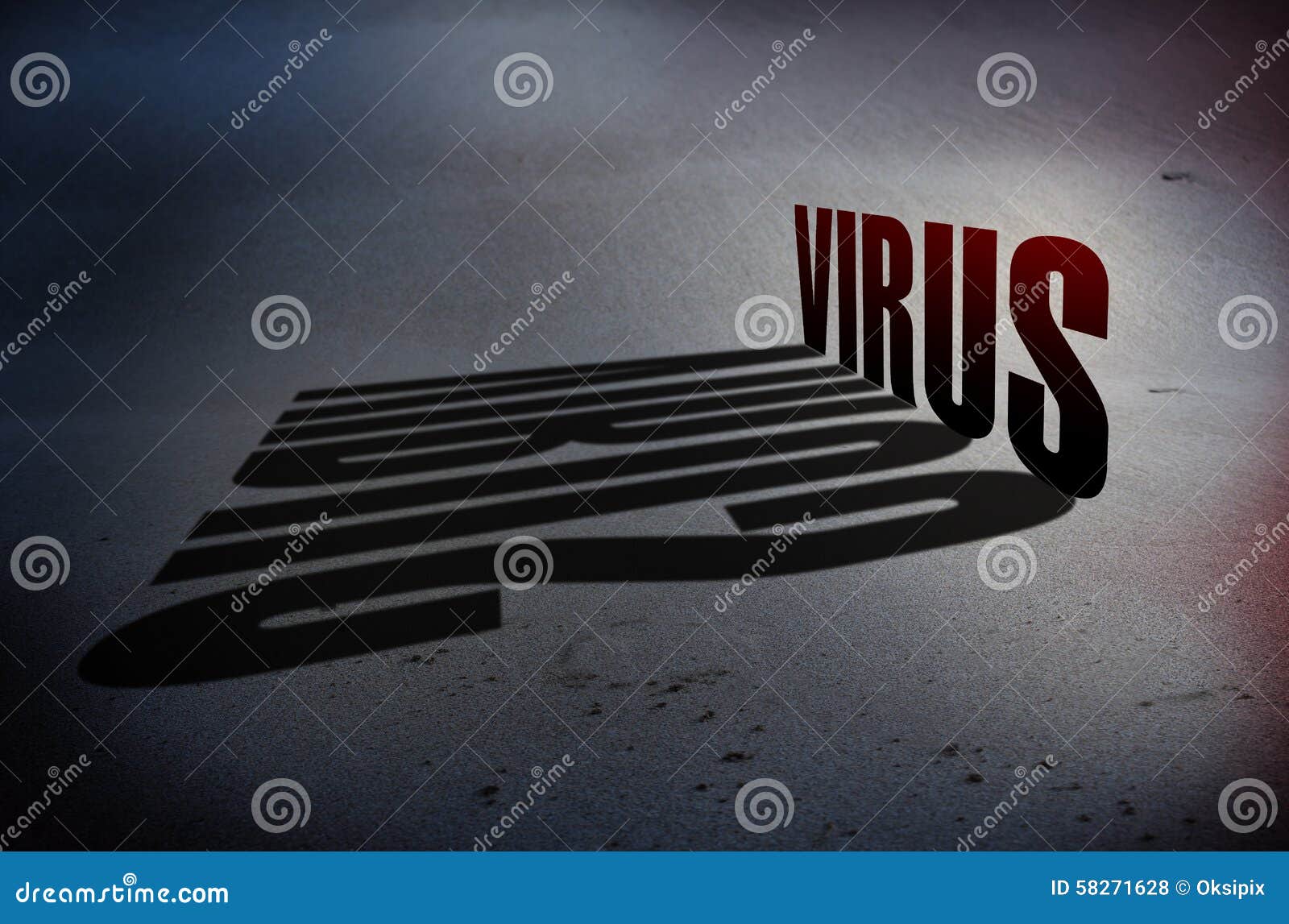 Virus danger concept stock illustration. Illustration of virtual - 58271628