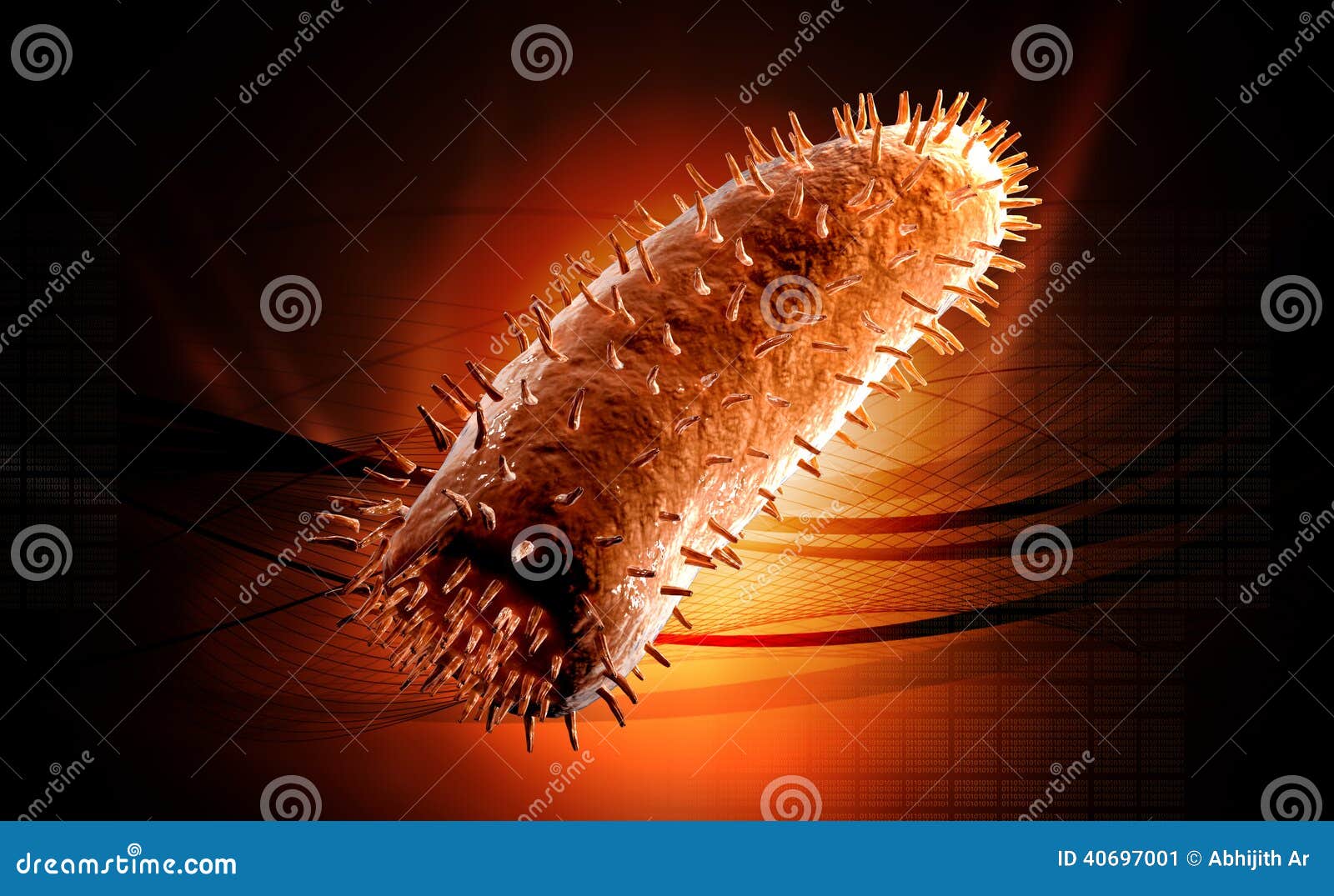 Virus de la rage illustration stock. Illustration du couleur - 40697001