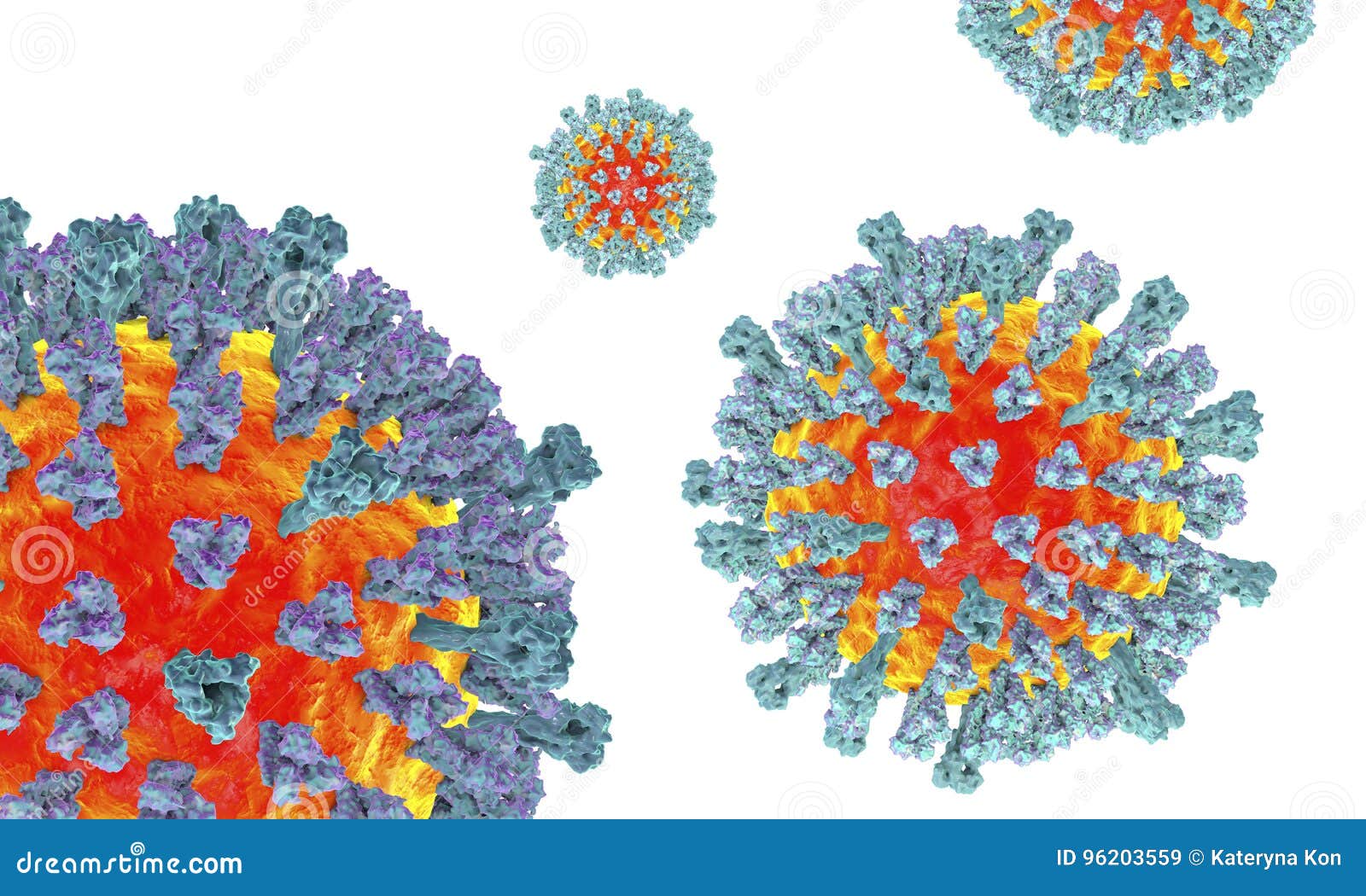 Virus Del Morbillo Illustrazione Illustrazione di Stock - Illustrazione ...