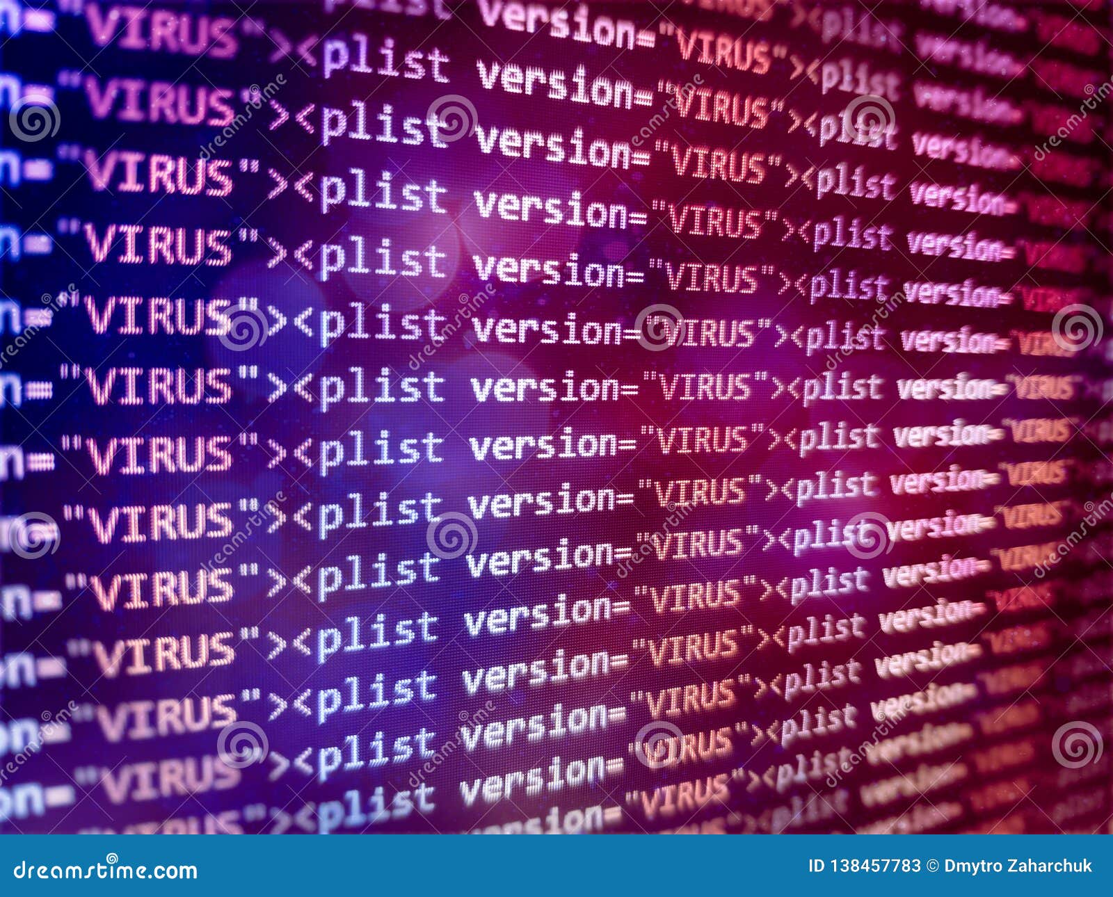 Virus Detected Alert Message Scanning And Identifying Computer Virus Inside Binary Code