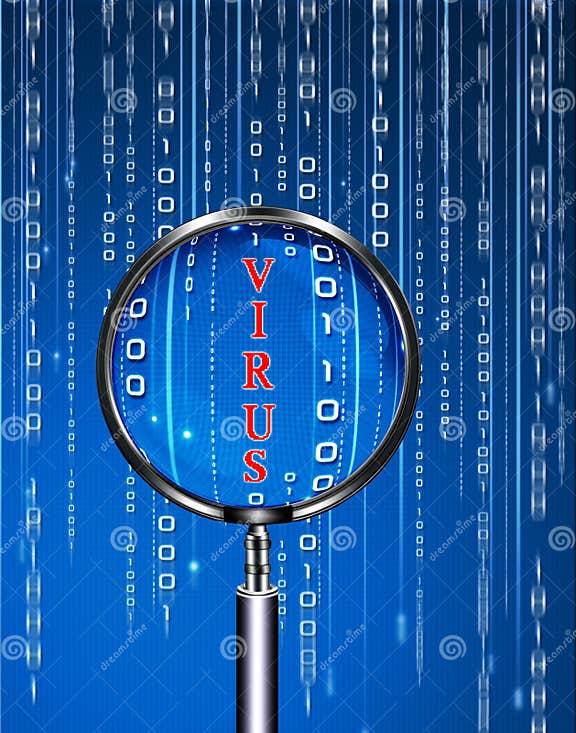 Virus detector stock image. Image of cyberspace, abstract - 25169183