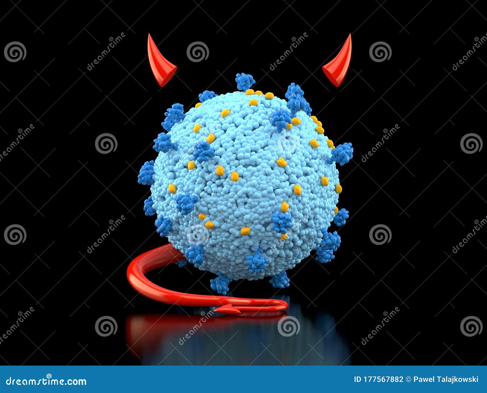 Devil Sick Sitting In Armchair Wrapped In Blanket. Sinners In Pelvis ...