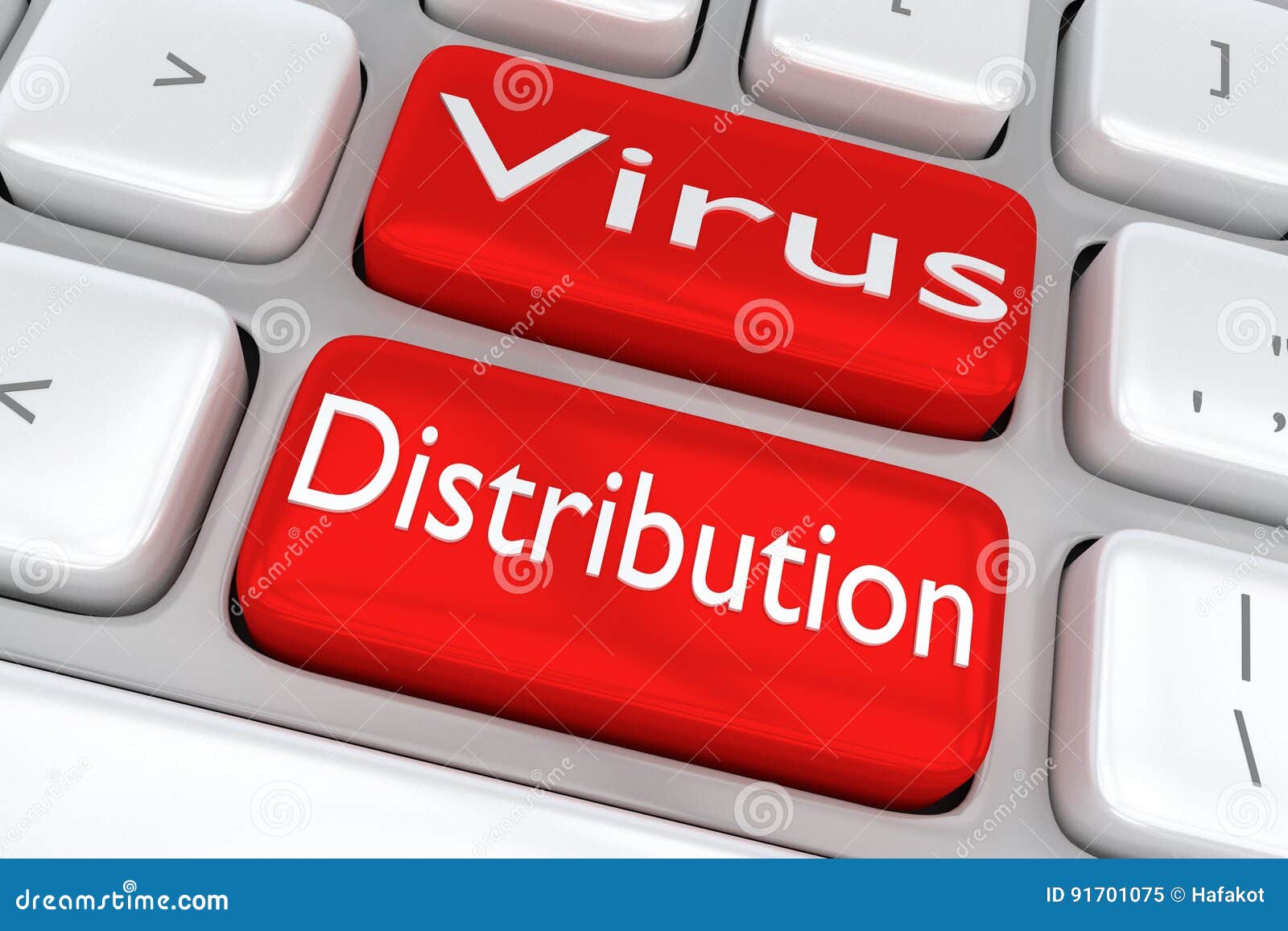 Virus Distribution concept stock illustration. Illustration of database ...
