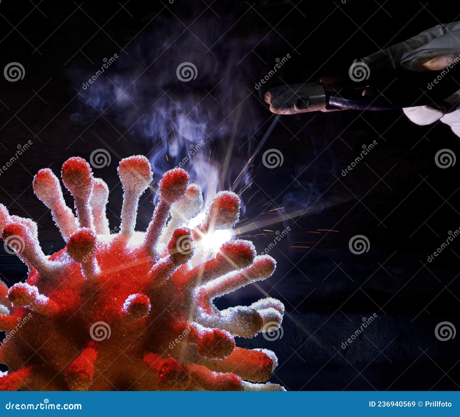 Virus engineering stock image. Image of artificial, bright - 236940569