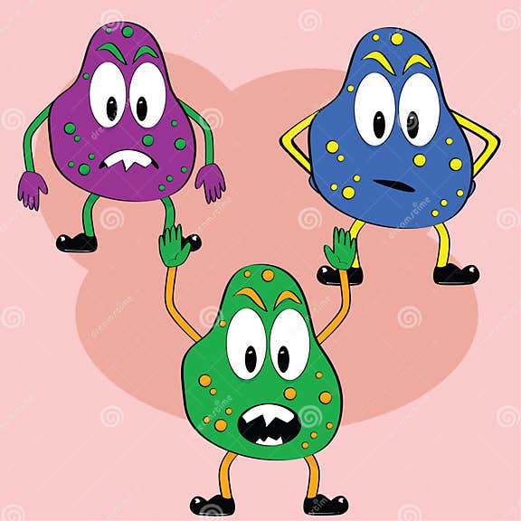 Virus gang stock vector. Illustration of doctor, medical - 7304835