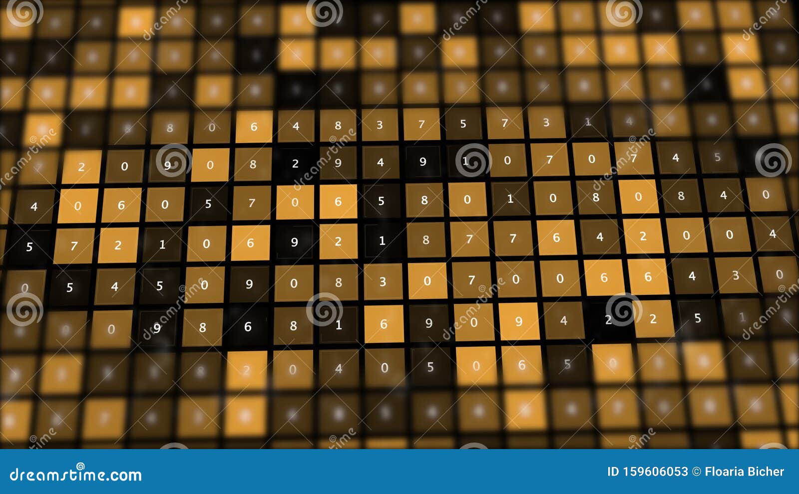 Virus Infected Malware Computer Data on Screen. Stock Illustration ...