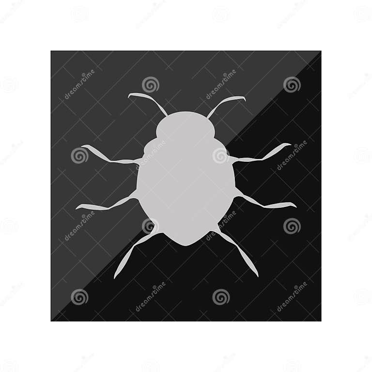 Virus infection bug icon stock illustration. Illustration of ransomware ...