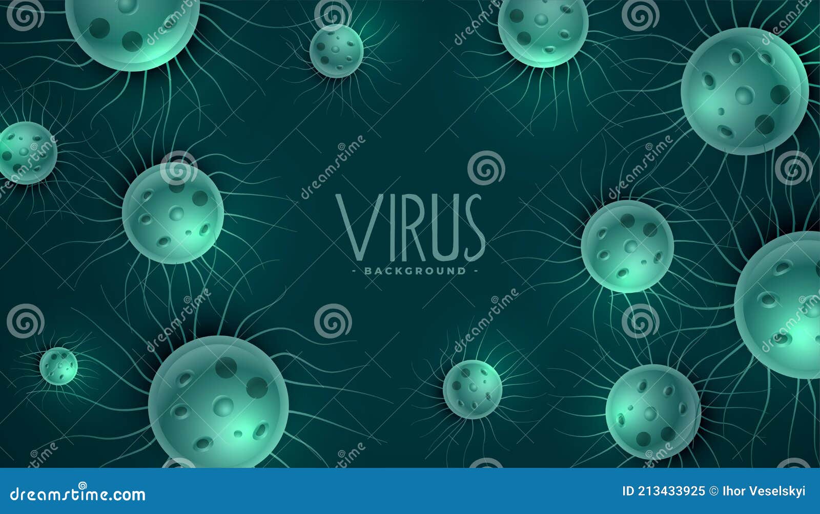 Virus Infection Spread Disease Background Concept Design Stock ...