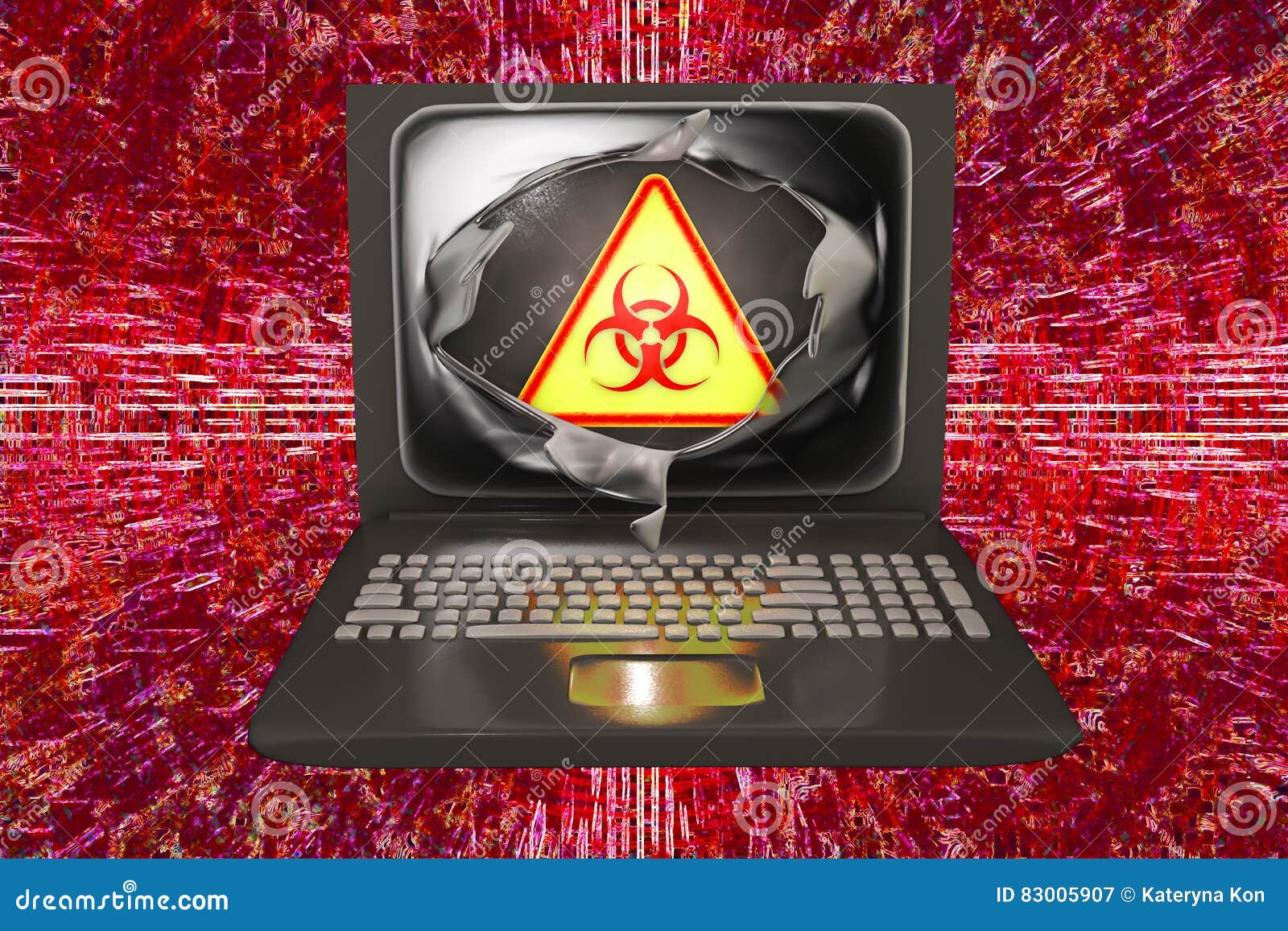 Virus Informatique, Image Conceptuelle Illustration Stock ...