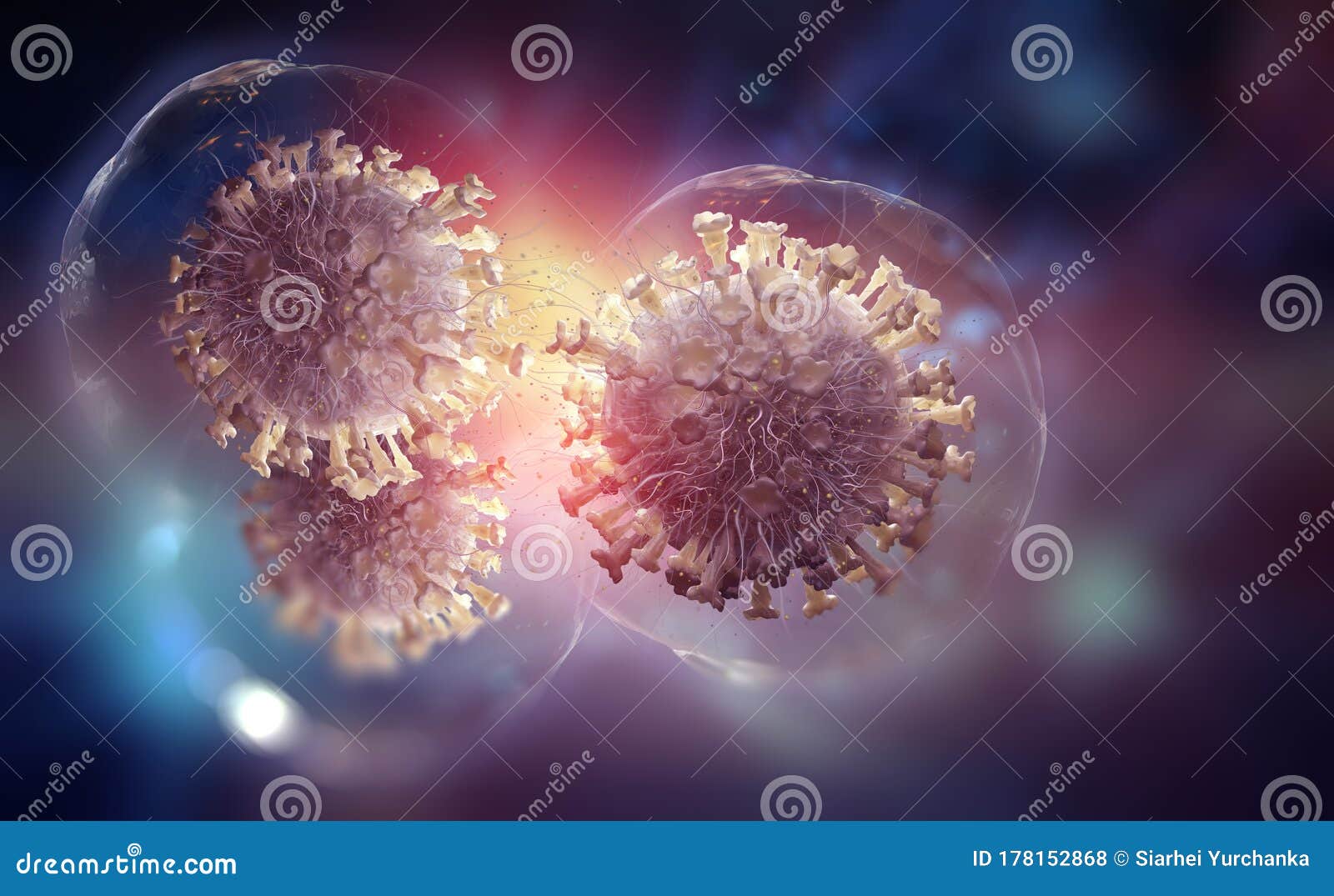 Virus Inside The Cell Royalty-Free Stock Image | CartoonDealer.com ...