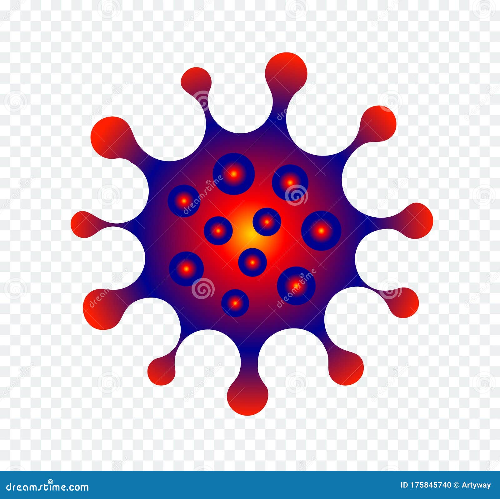 Virus Isolated Icon. Microbe Vector Symbol. Computer Virus, Allergy ...