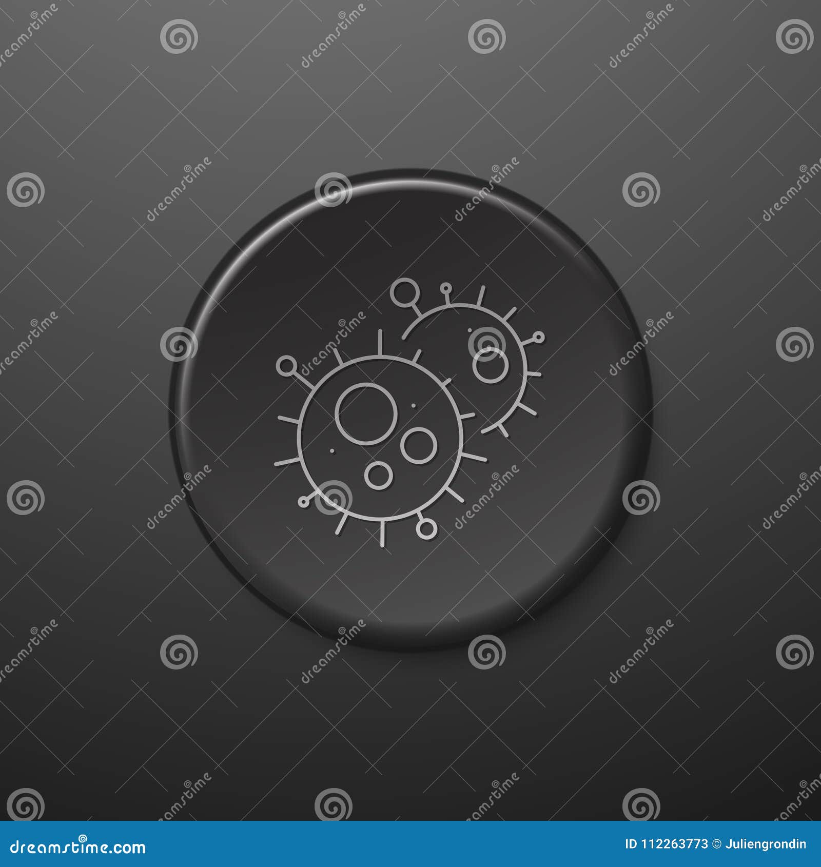 Black Push Button Station Switch With Emergency Stop Button Vector ...