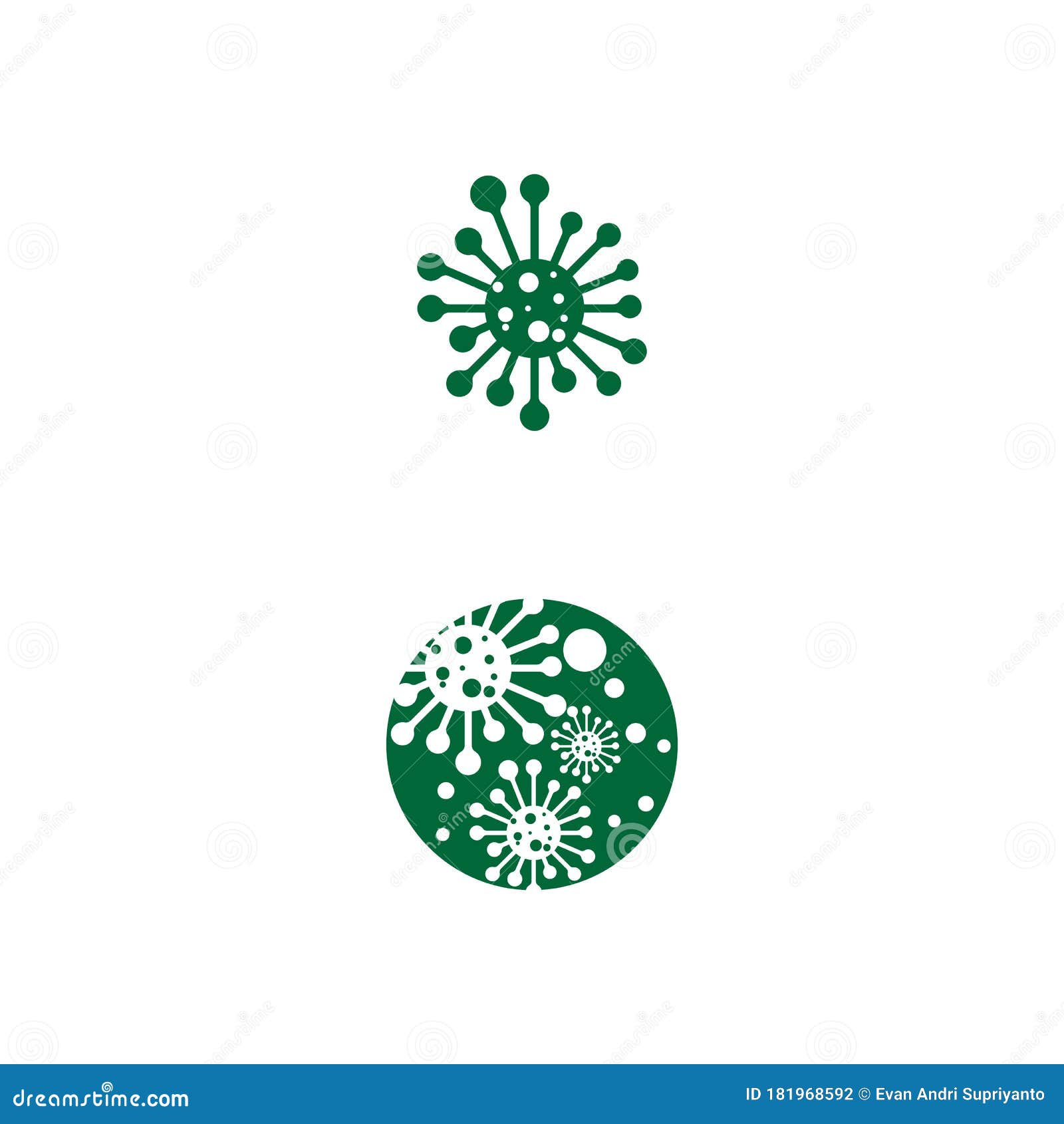 Virus Logo Template Vector Symbol Stock Vector - Illustration of ...