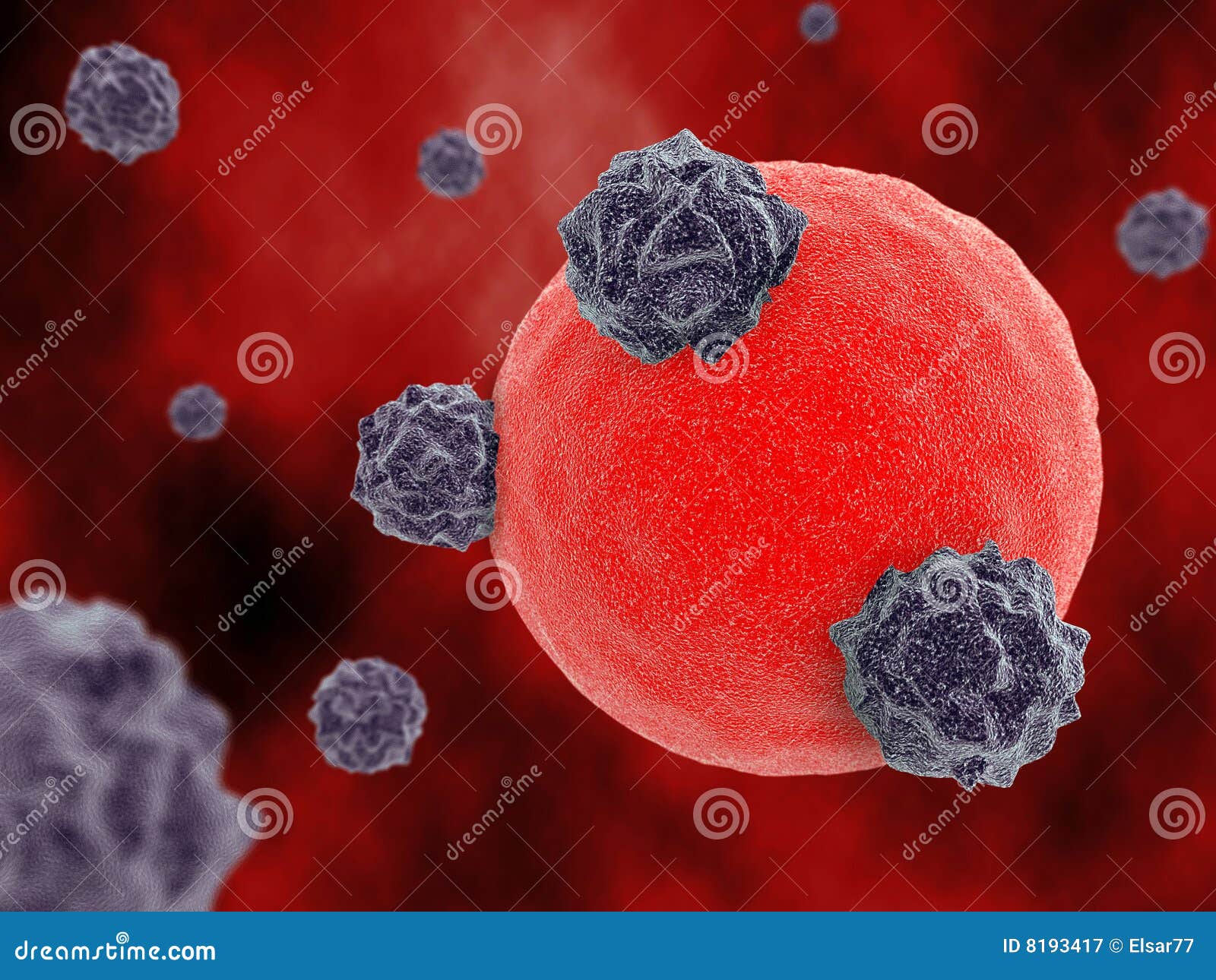 Virus macro stock de ilustración. Ilustración de medicina - 8193417