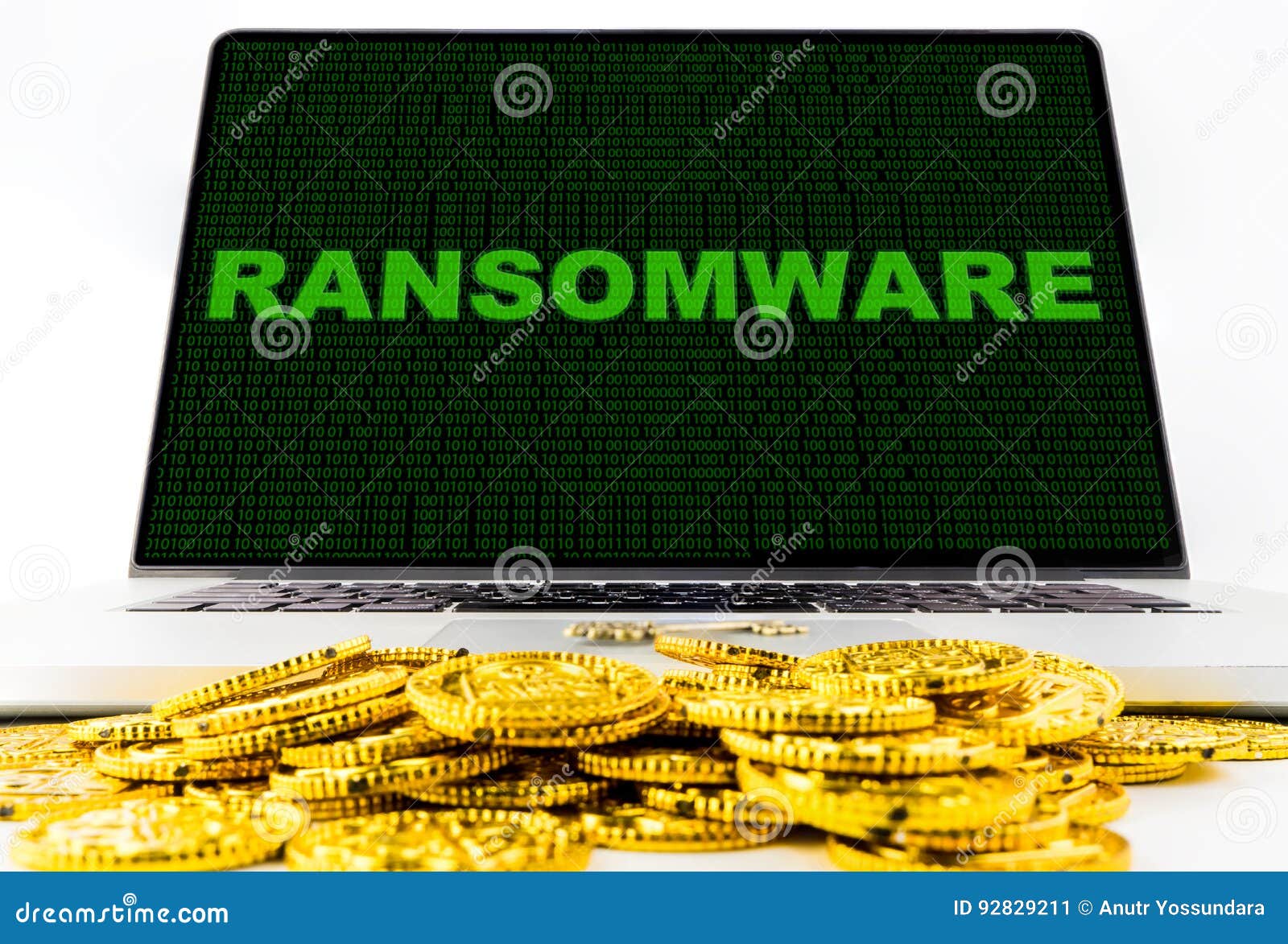 Virus and Malware is Attacking Your Computer Stock Image - Image of ...