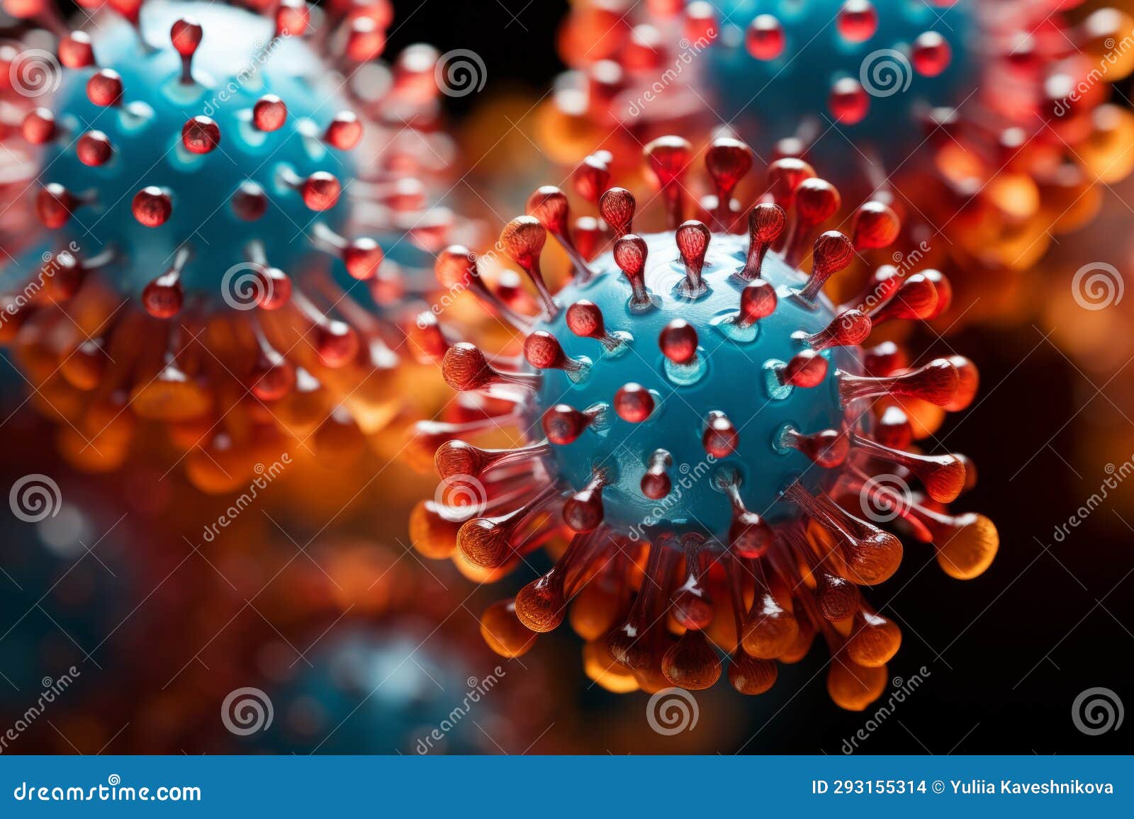 Virus Molecule Microscope Bacteria Microbiology Science Study Analyzing ...