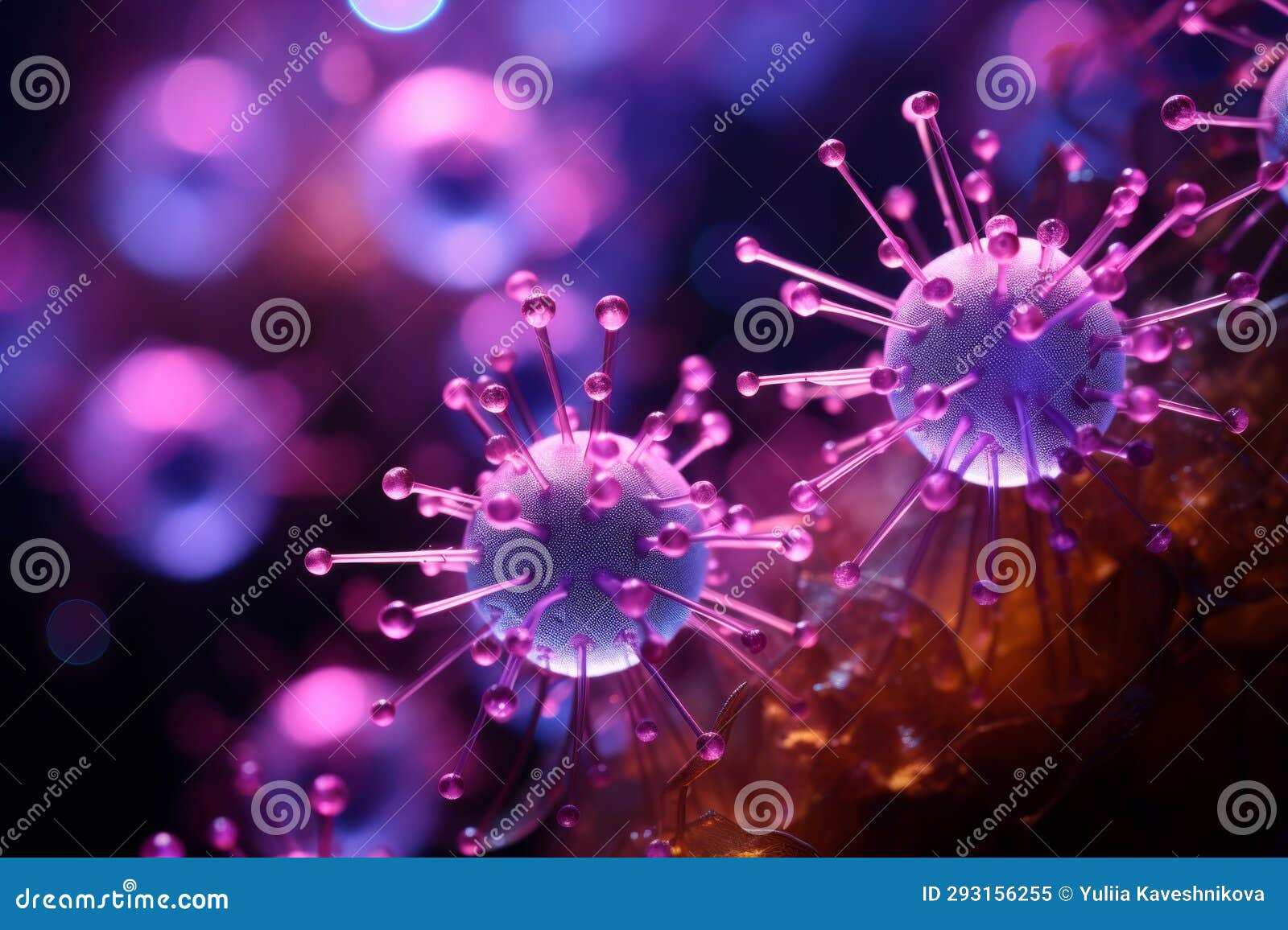 Virus Molecule Microscope Bacteria Microbiology Science Study Analyzing ...
