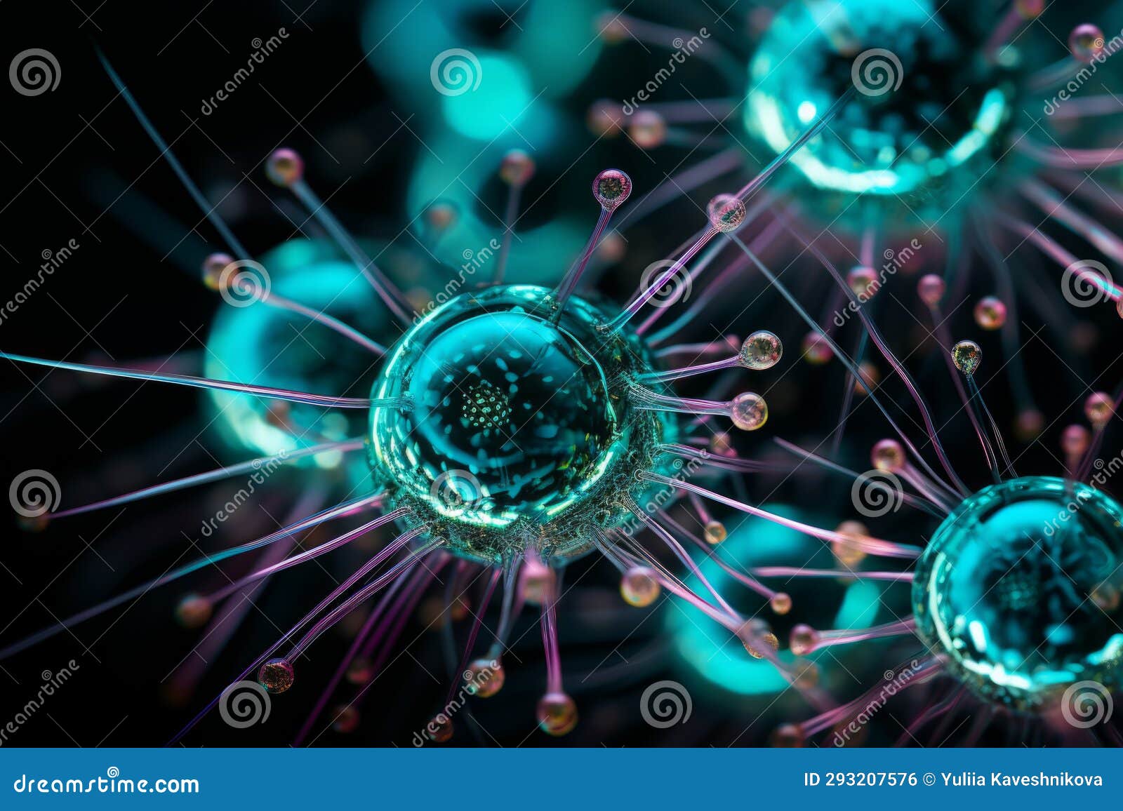 Virus Molecule Microscope Bacteria Microbiology Science Study Analyzing ...