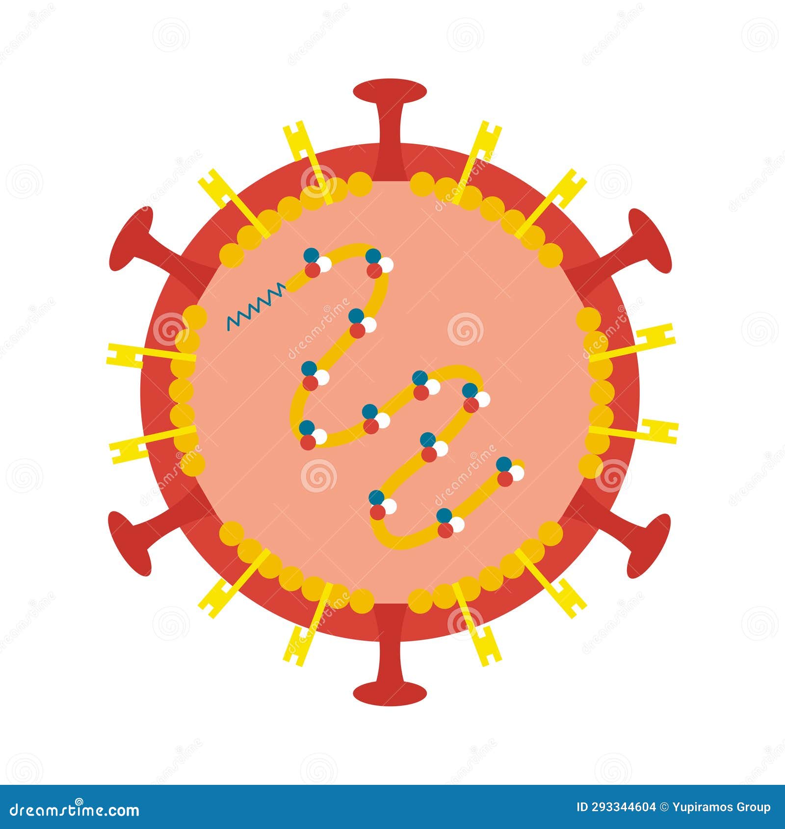 Virus nipah inside stock illustration. Illustration of science - 293344604