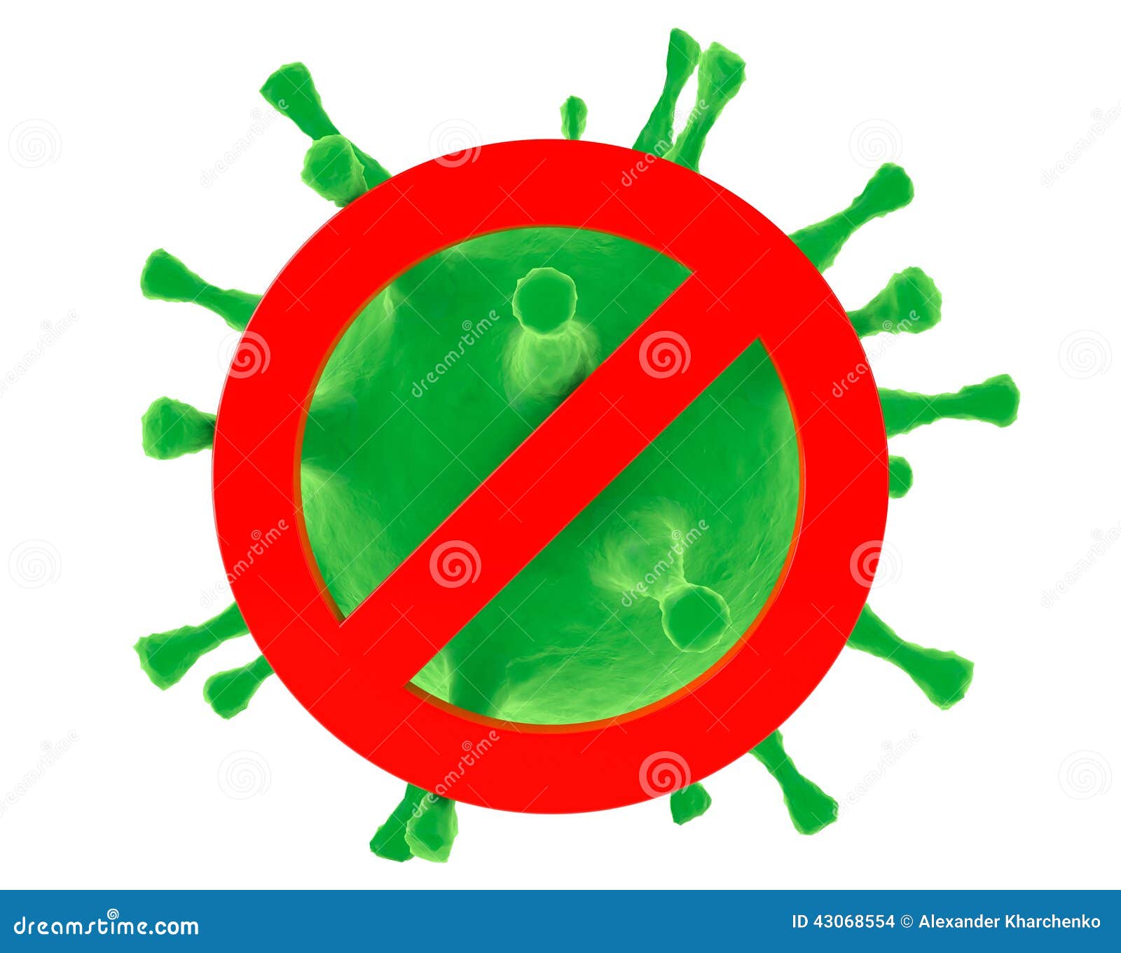 Virus with no sign stock illustration. Image of care - 43068554