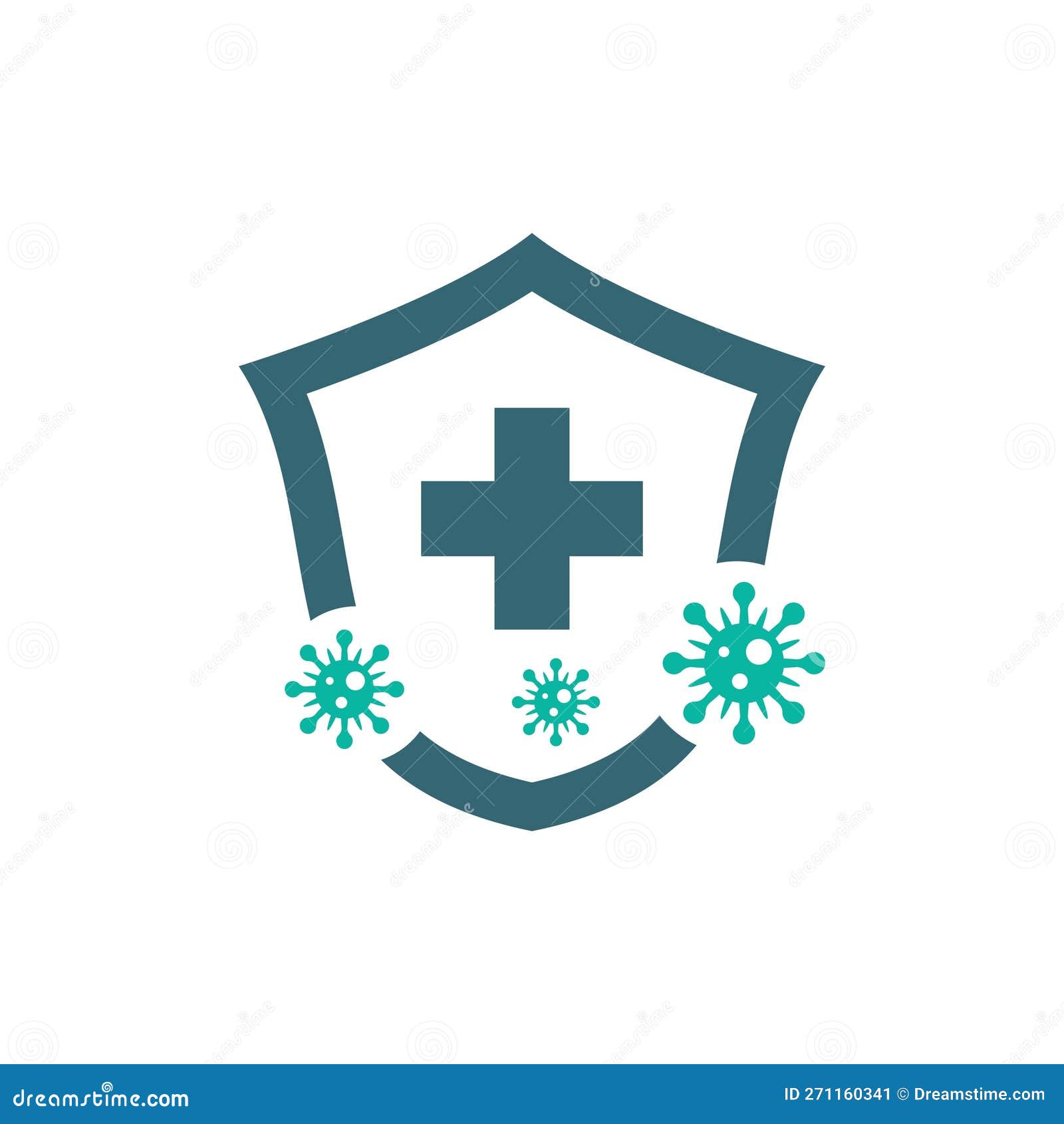 Virus Protection Logo Images Illustration Stock Vector - Illustration ...