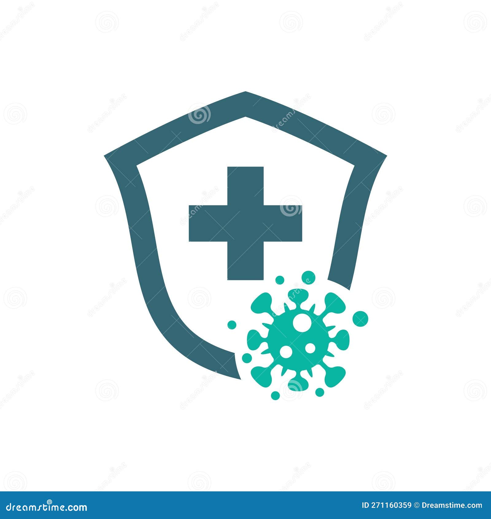 Virus Protection Logo Images Illustration Stock Vector - Illustration ...