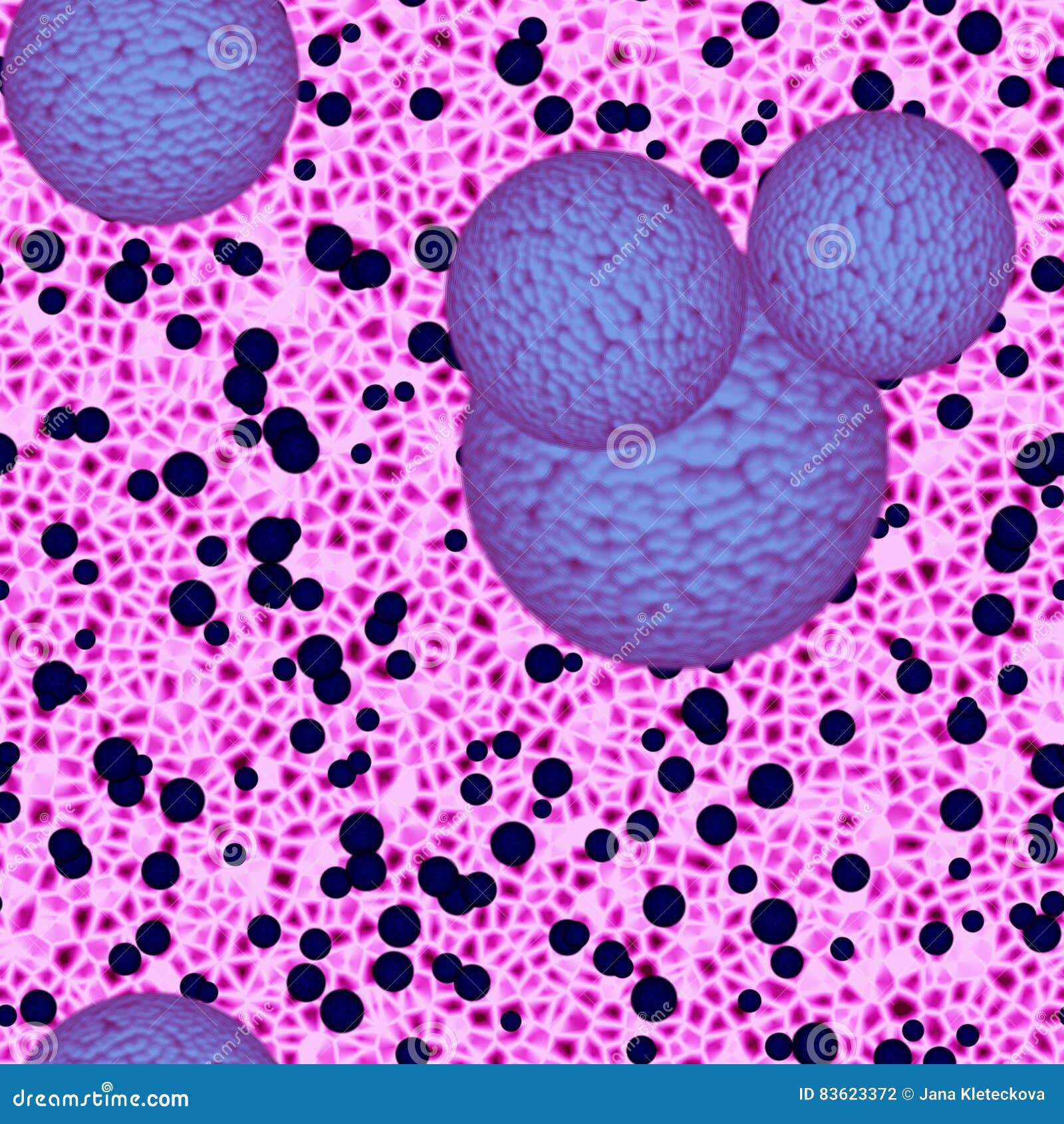 Virus Render Illustration or Picture Stock Illustration - Illustration ...