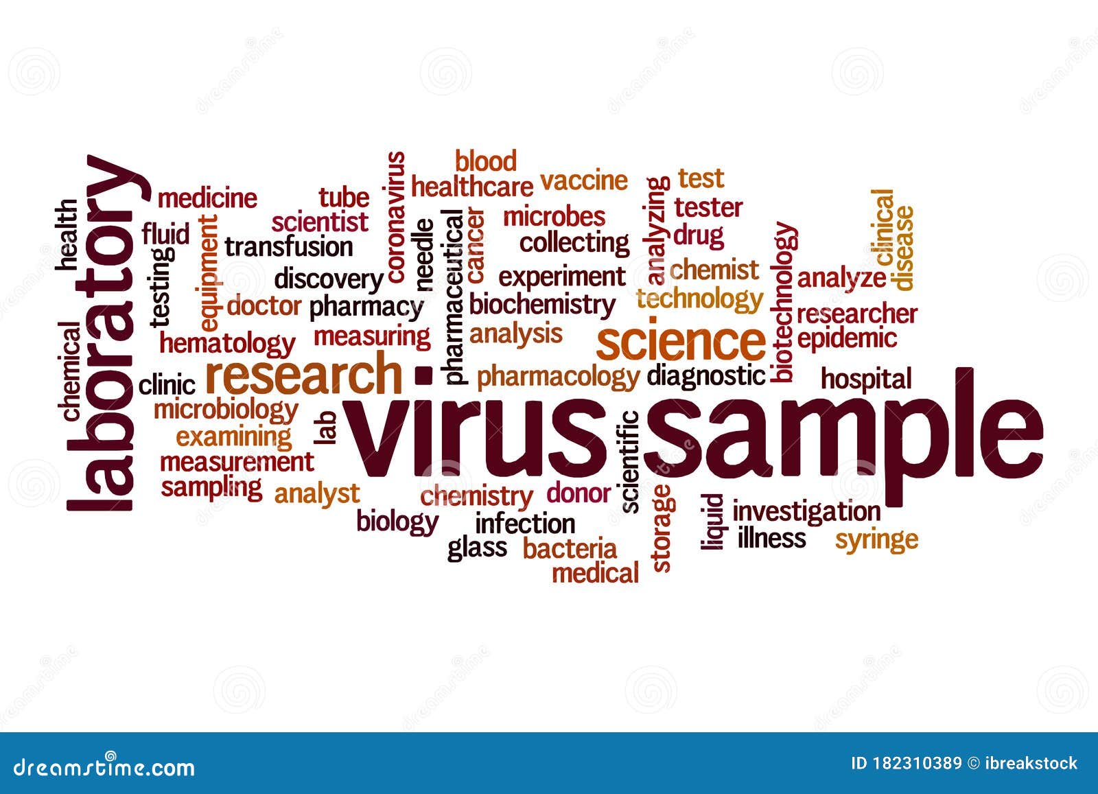 Virus Sample Word Cloud Concept Stock Illustration - Illustration of ...