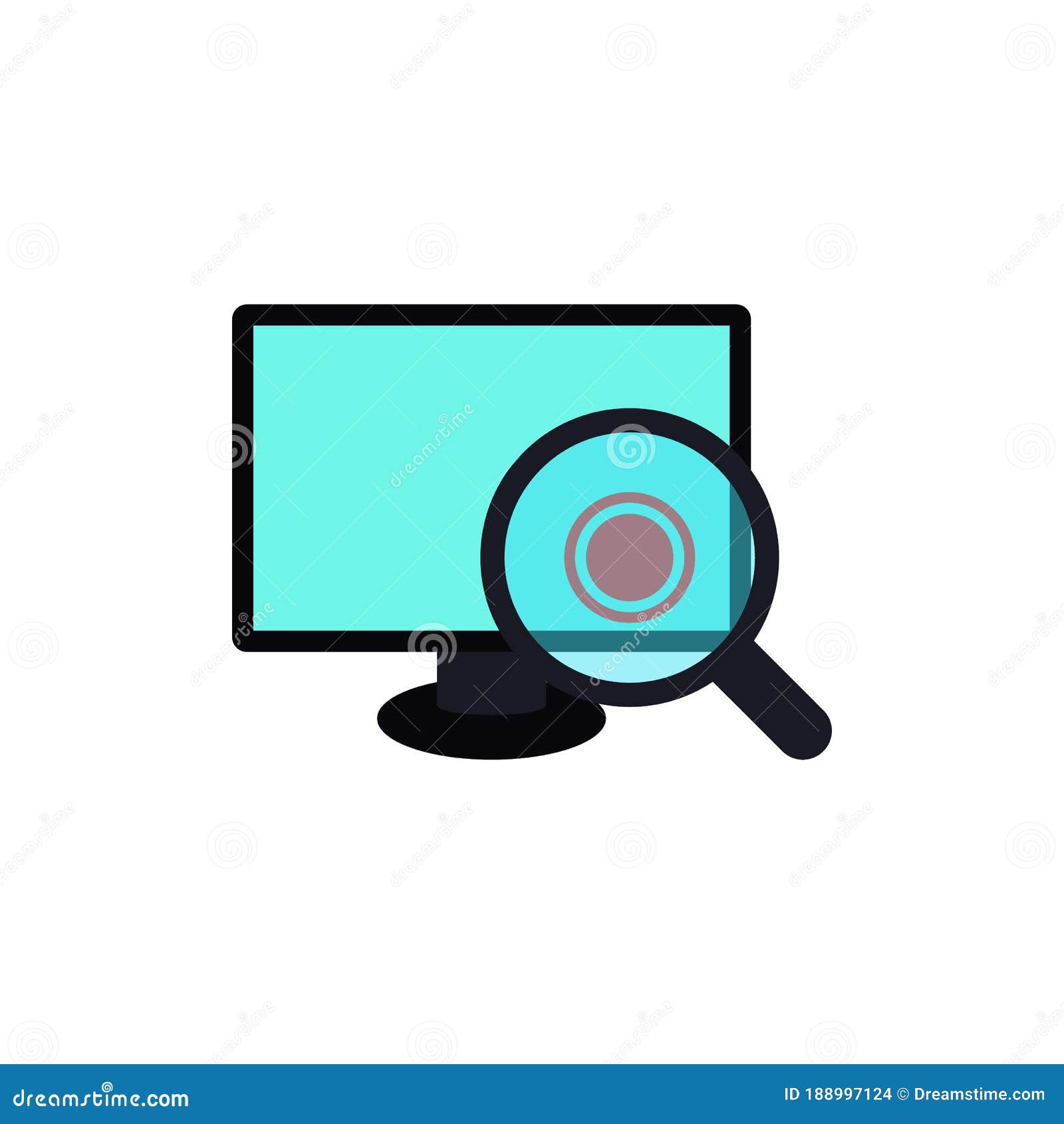 Virus Scan in Computer Icon. Element of Cyber Security Icon for Mobile ...