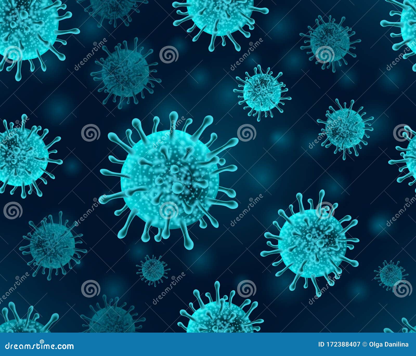 Virus seamless pattern stock vector. Illustration of neon - 172388407