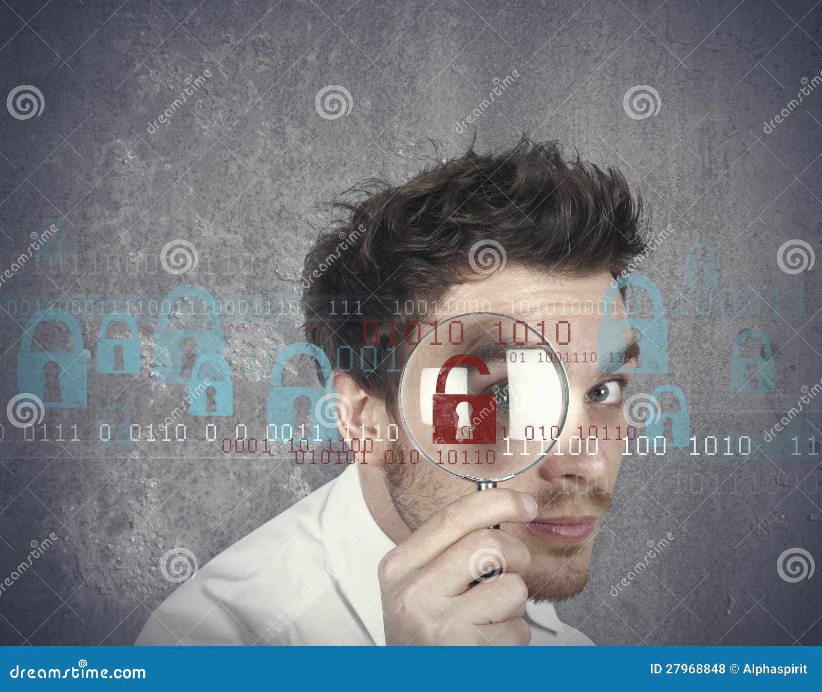 Virus search stock photo. Image of help, glass, malignant - 27968848