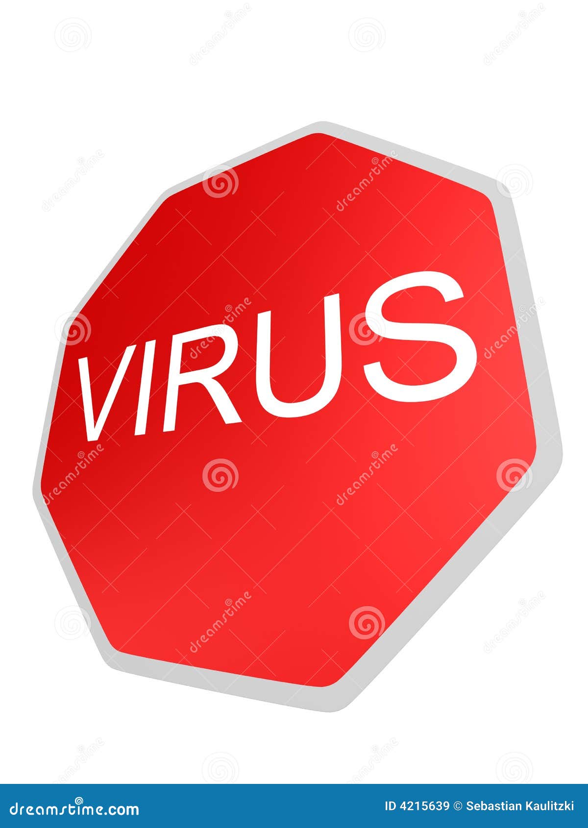 Virus sign stock illustration. Illustration of beware - 4215639