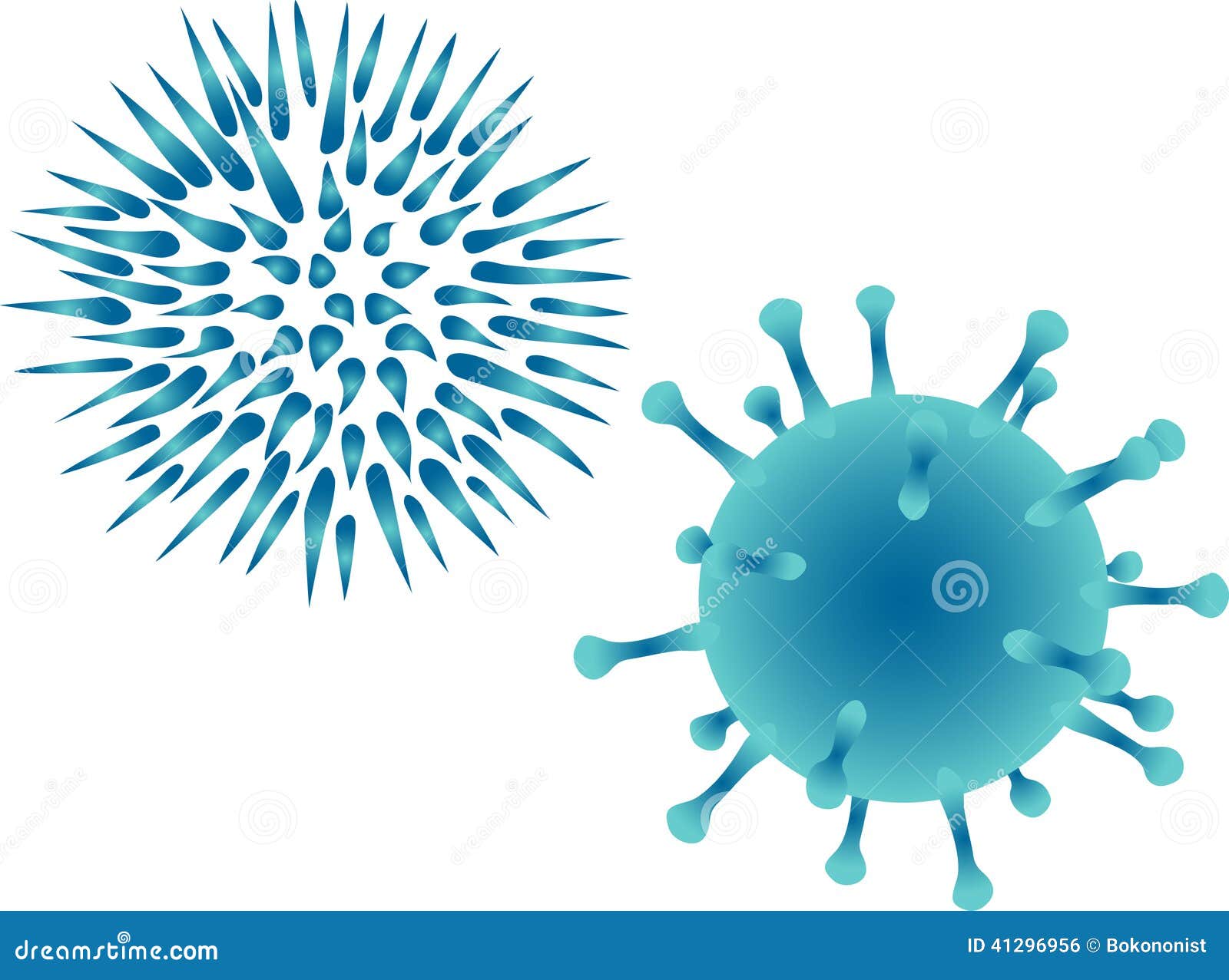 Virus stock vector. Illustration of bacteria, medical - 41296956