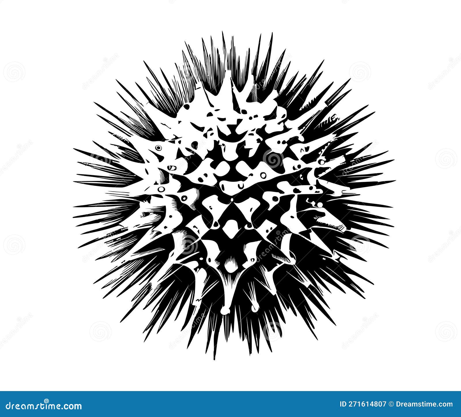 Virus Sketch Hand Drawn Vector Illustration in Doodle Style Science ...