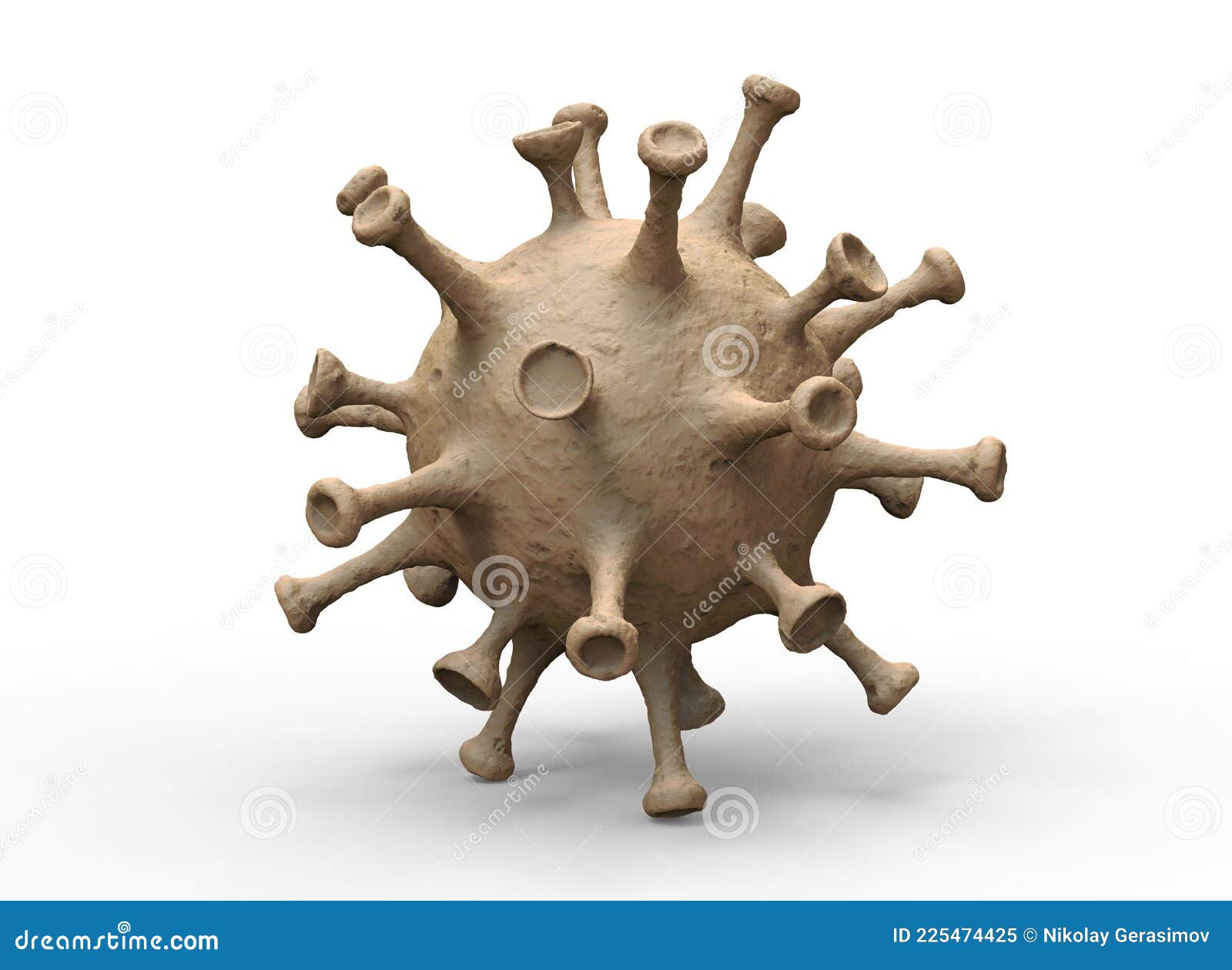 The Virus is Slimy with Scuffs 3d-illustration 3d-rendering Stock ...