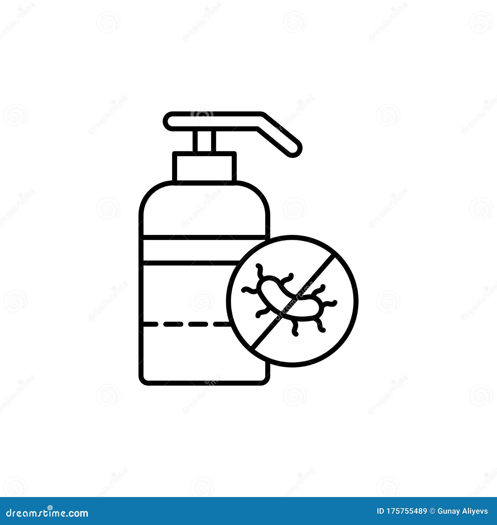 Virus, Soap, Ban Icon. Simple Line, Outline Vector Elements of Epidemic ...