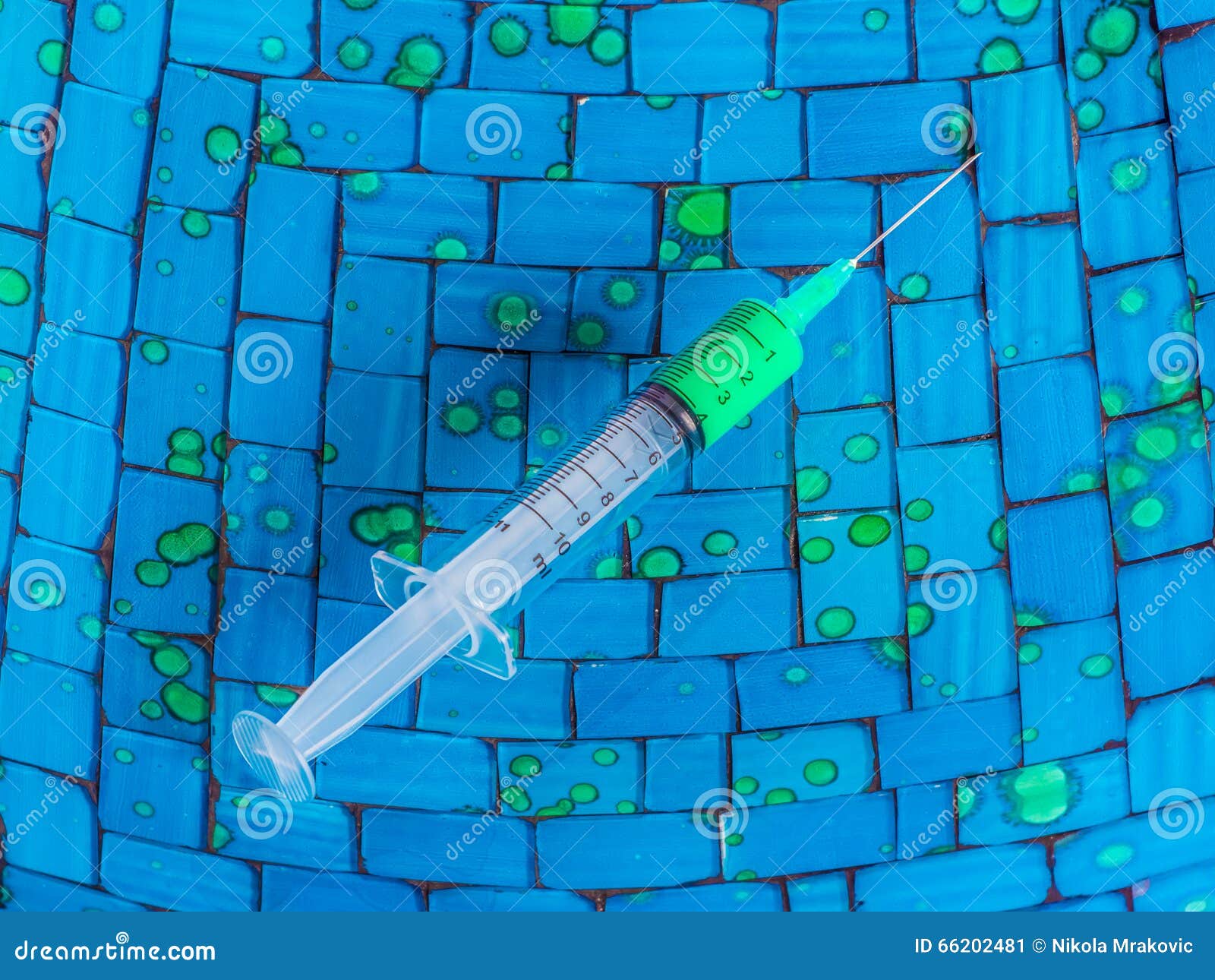 Virus syringe. stock image. Image of biotechnology, hospital - 66202481