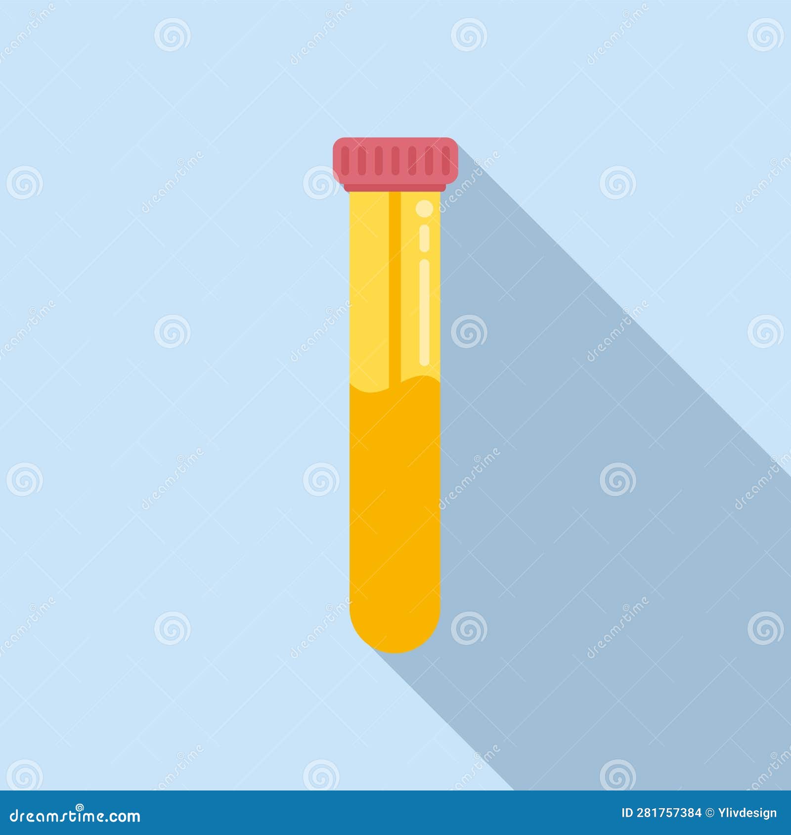 Test Swab Icon, Virus Analysis From Throat Or Nose, Lab Saliva Sample ...