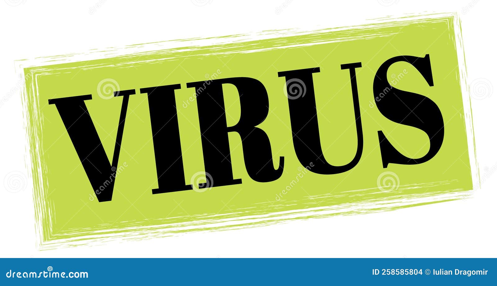 VIRUS Text Written on Green-black Stamp Sign Stock Illustration ...