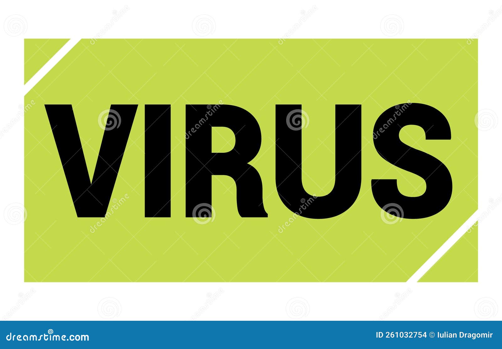 VIRUS Text Written on Green-black Stamp Sign Stock Illustration ...