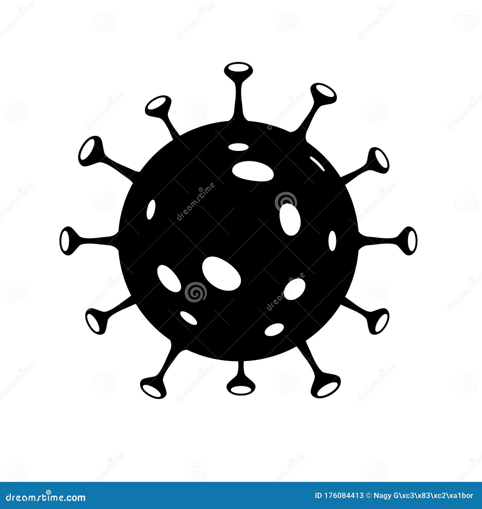 VIRUS VECTOR SYMBOL, GRAPHICS ELEMENTS Stock Vector - Illustration of ...
